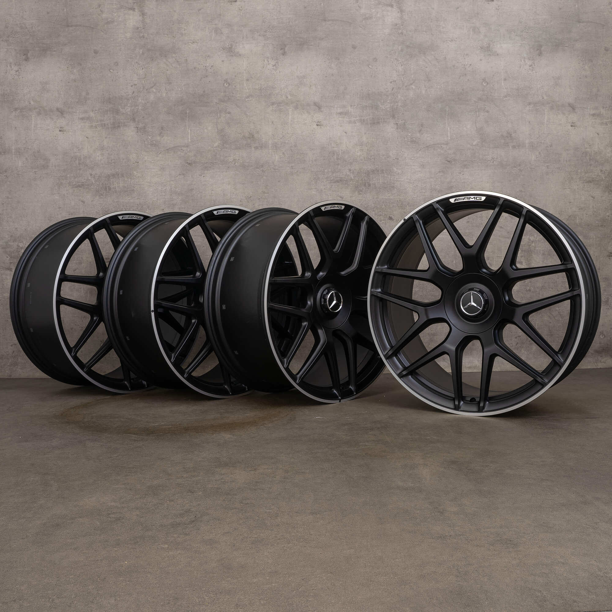 OEM AMG Mercedes Benz G Class G63 rims 22 inch W463 A A4634012000 black ...