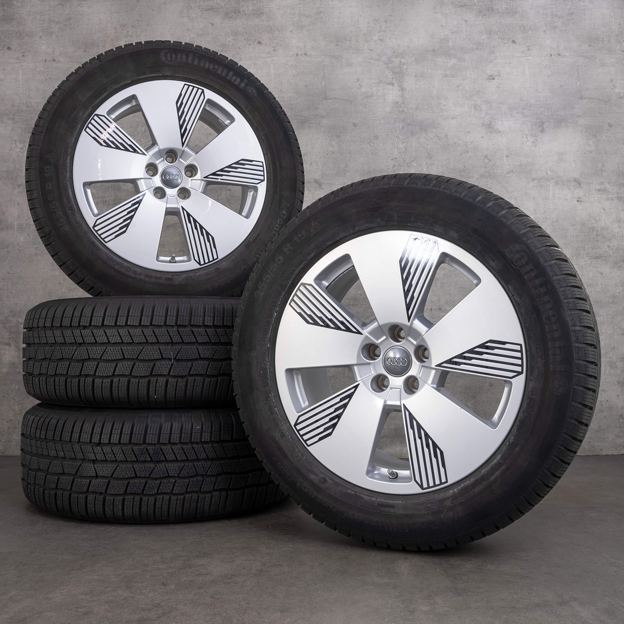 Audi Q8 e-tron 4KE GE Aero winter wheels 19 inch rims tires 4KE601025L