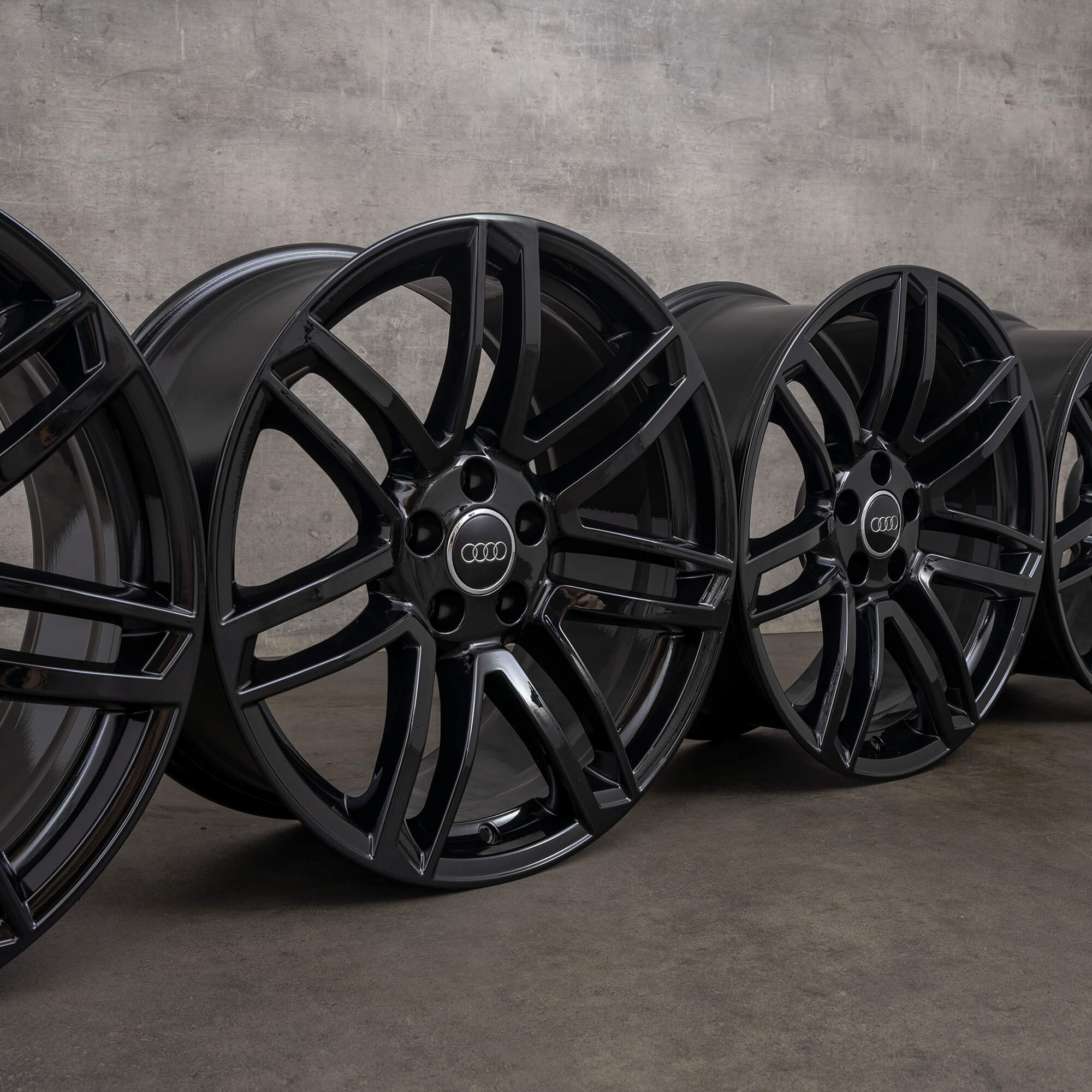 Audi 19 inch rims A5 S5 B8 8T aluminum double spoke design 8T0601025DB New