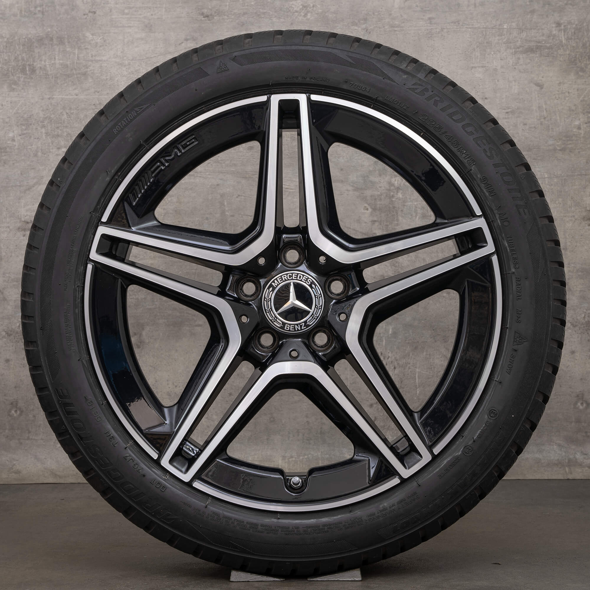 AMG Mercedes AB class W177 W247 CLA C118 X118 winter wheels 18 inch rims