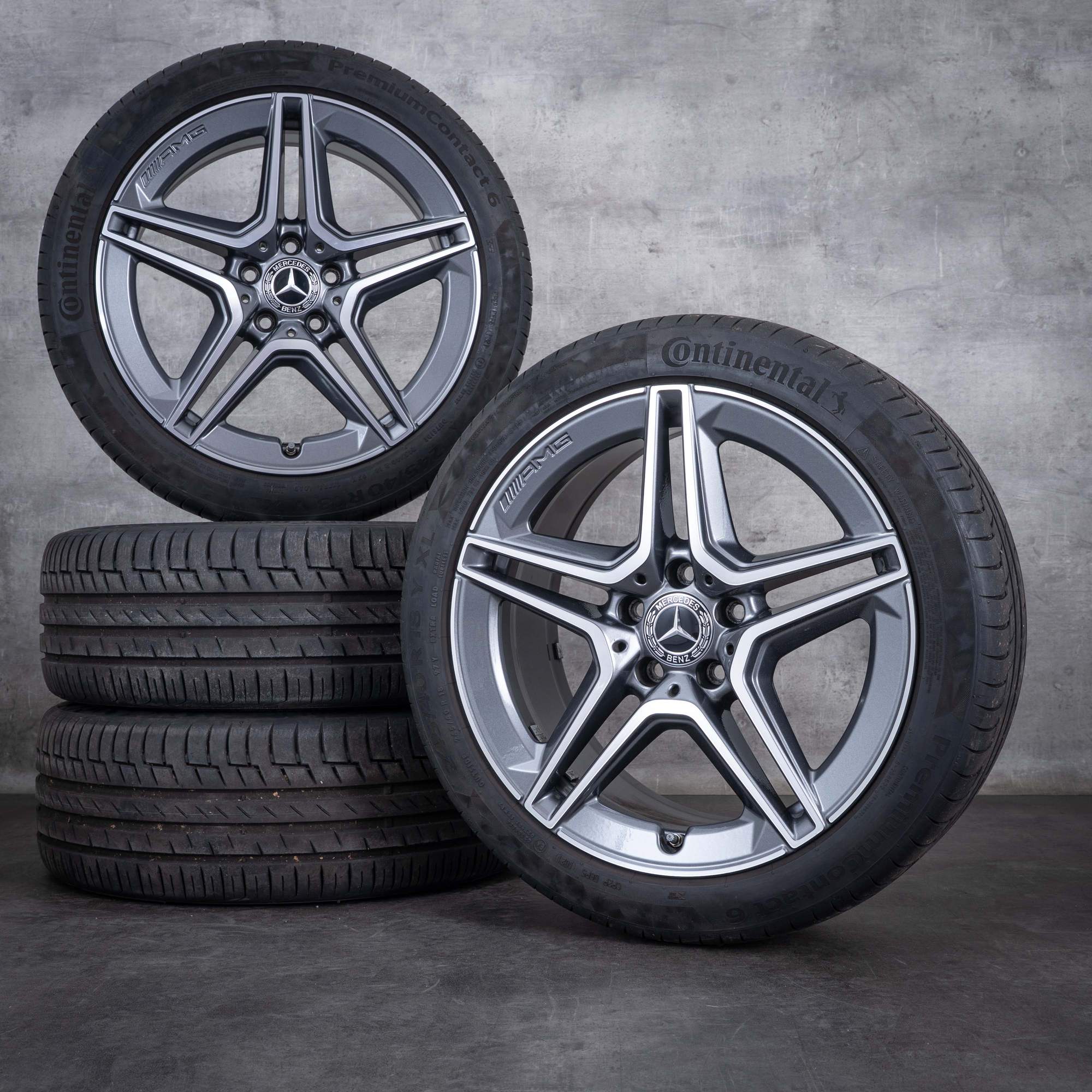 Original Mercedes Benz C-Klasse AMG Felgen 18 Zoll W205 S205 C205 A205 ...