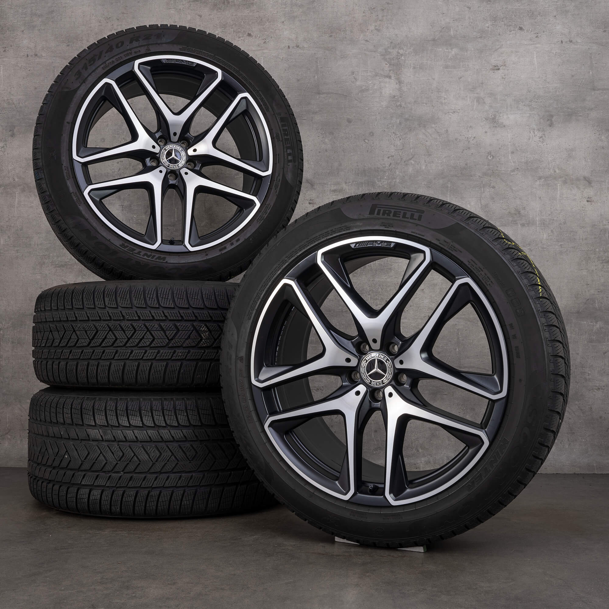 AMG 21 inch Mercedes rims GLE 53 4Matic+ SUV V167 winter wheels tires