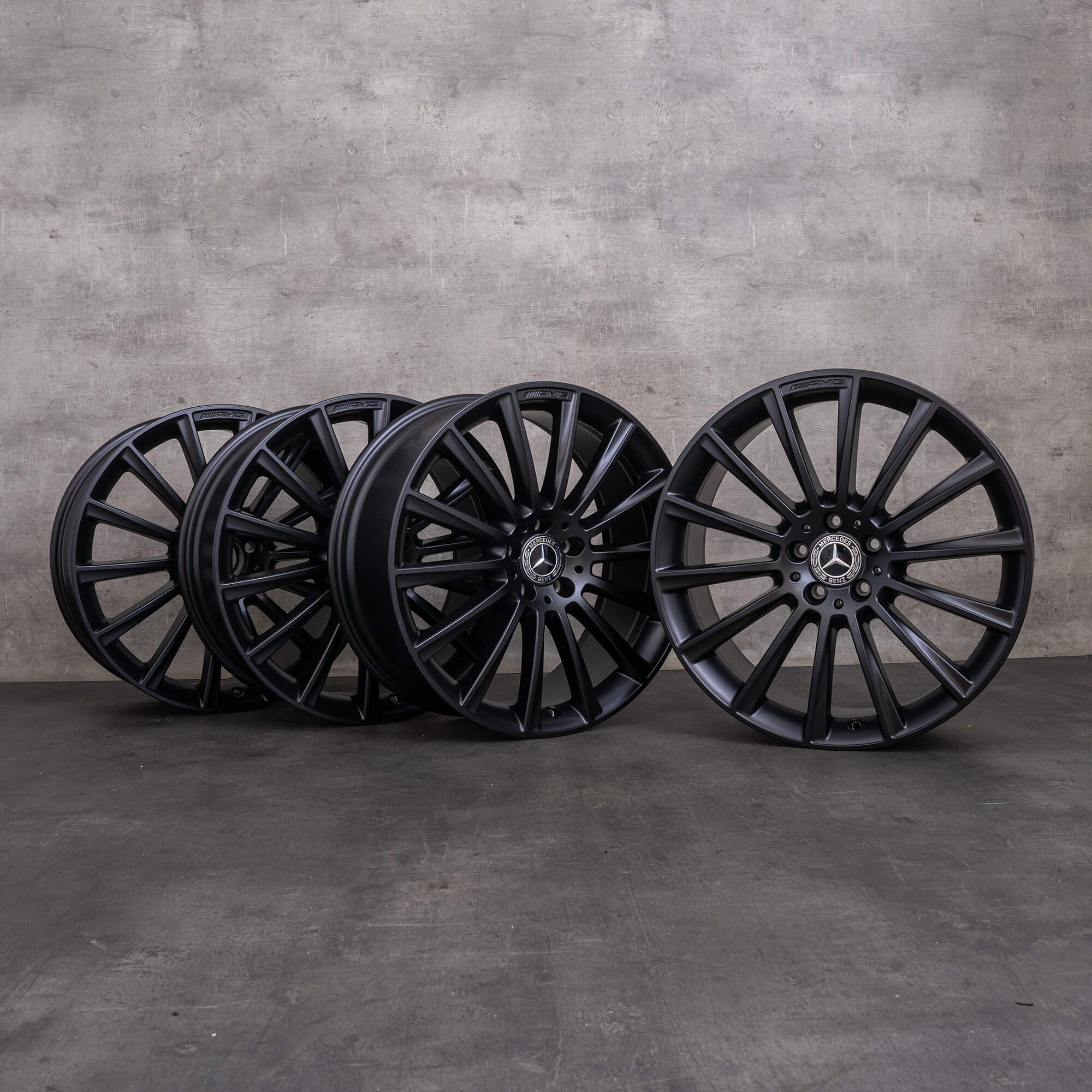 OEM Mercedes Benz GLC AMG Rims 20 inch X253 C253 A2534011900 black matt