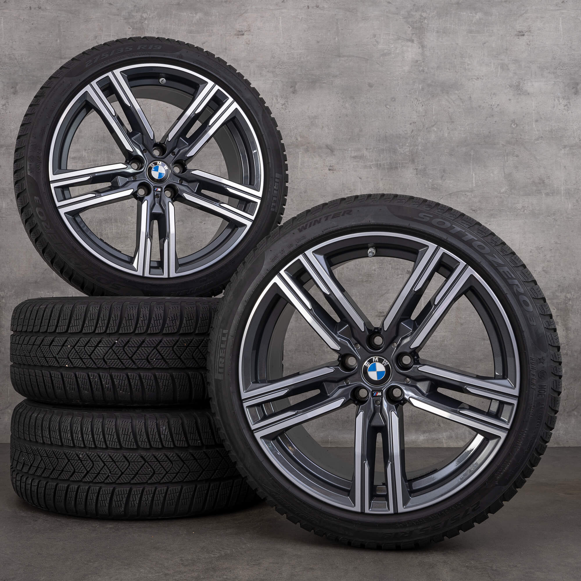 BMW 19 inch rims 8 series G14 G15 G16 winter tires wheels M727 alloy rims