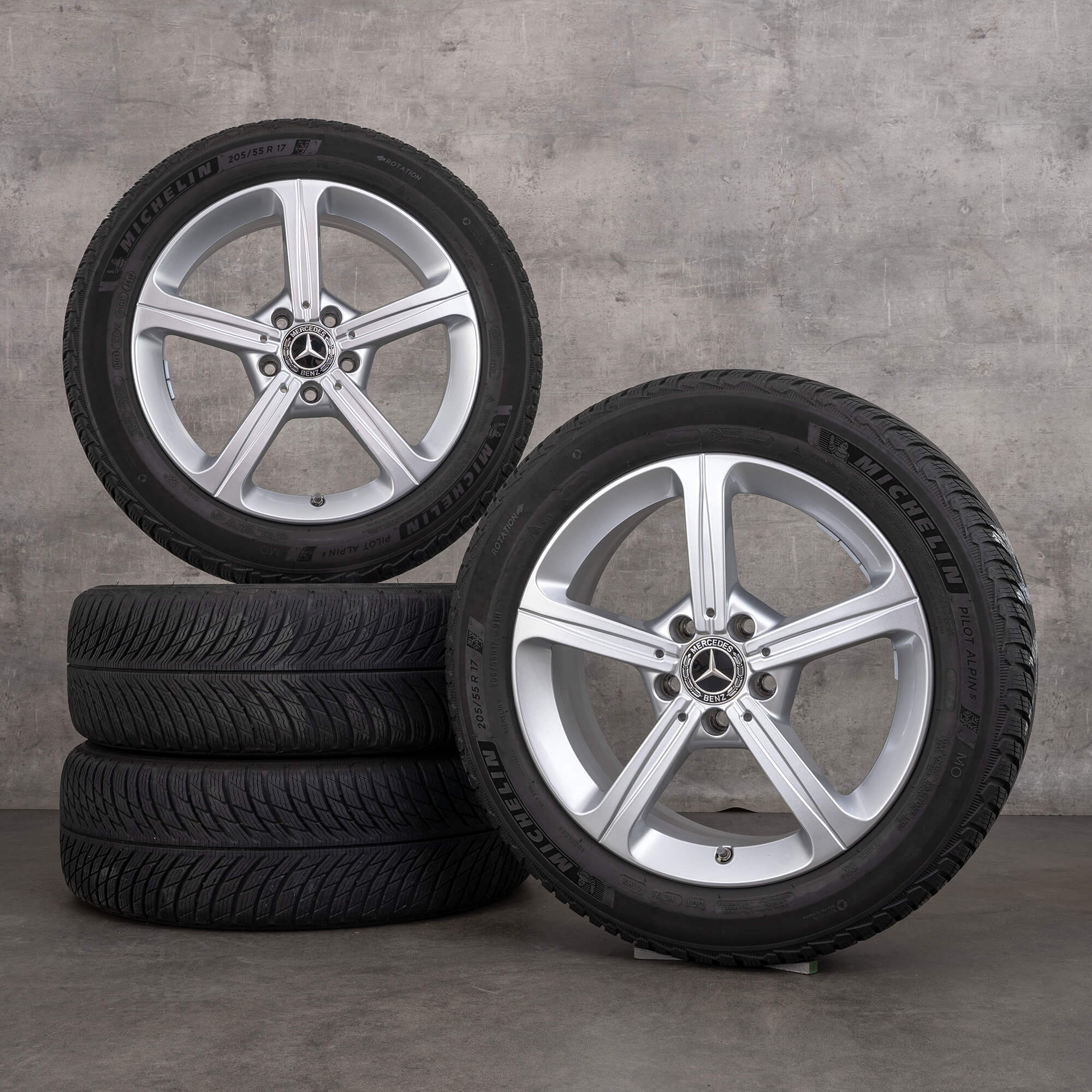 Mercedes A Class W177 CLA W118 OEM winter wheels 17 inch rims A1774011200