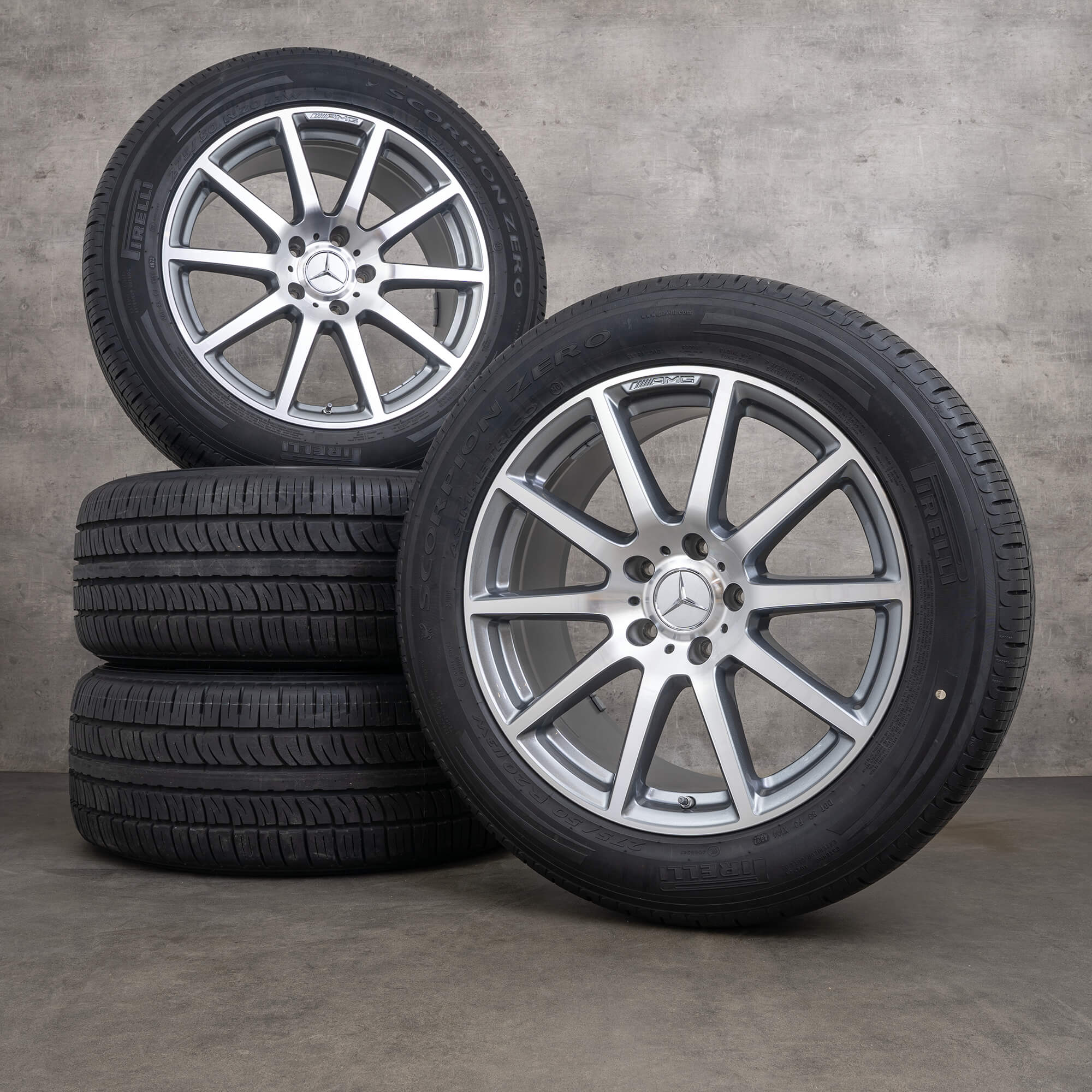 AMG Mercedes Benz G-Class W463A G63 summer wheels 20 inch rims tires