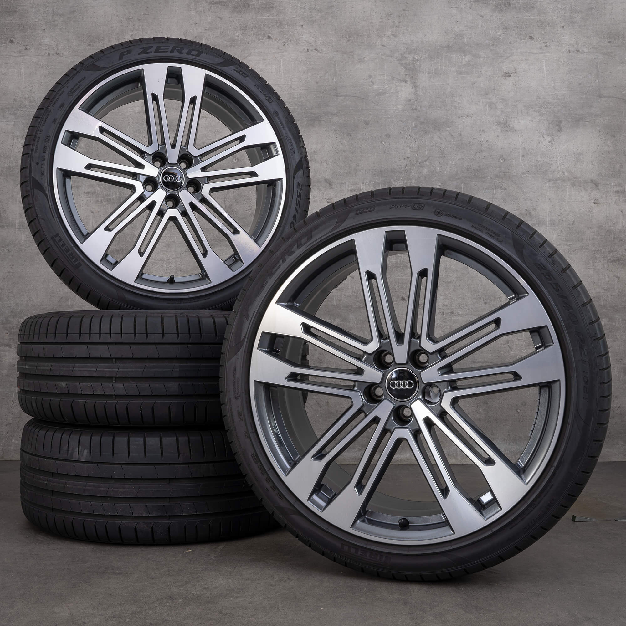 Audi 21 inch rims Q5 SQ5 FY S line 80A601025AC summer tires wheels