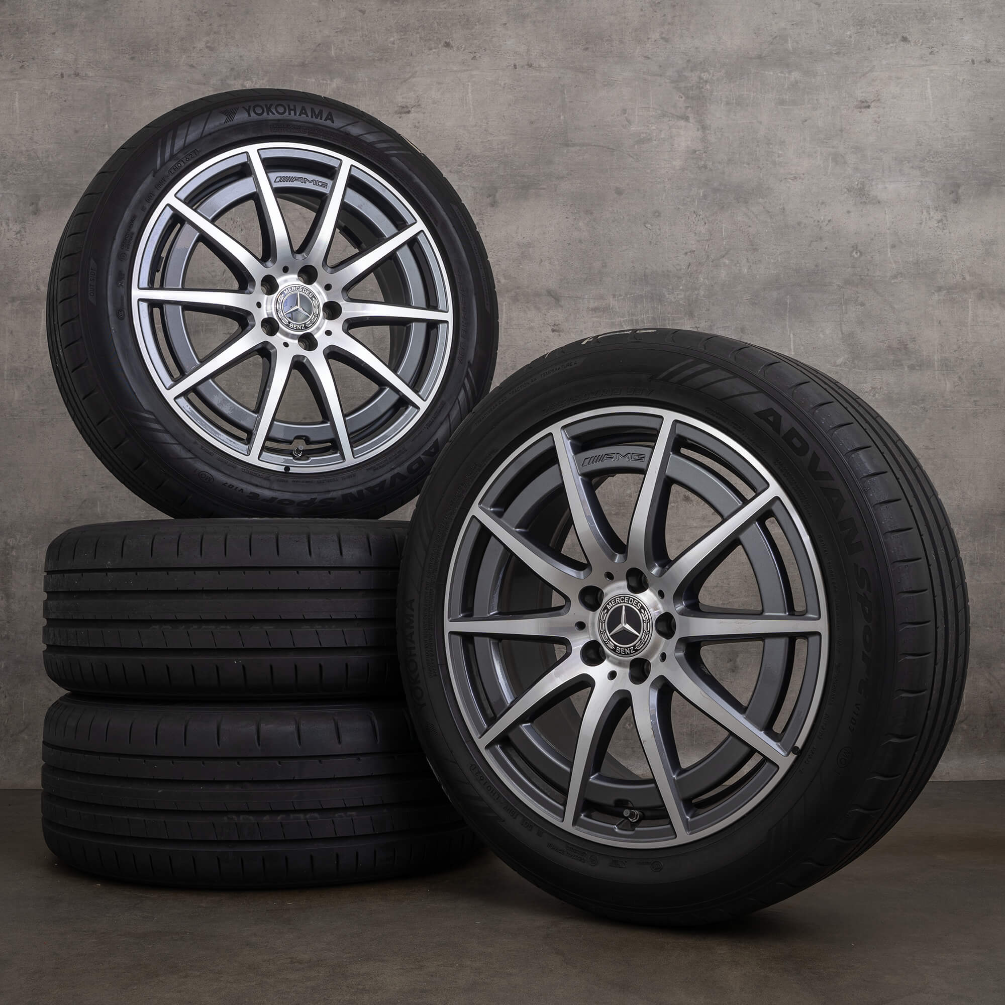 Original Mercedes Benz GLA GLB 35 45 AMG Felgen 19 Zoll H247 X247 Felgen A2474011900 himalaya ...