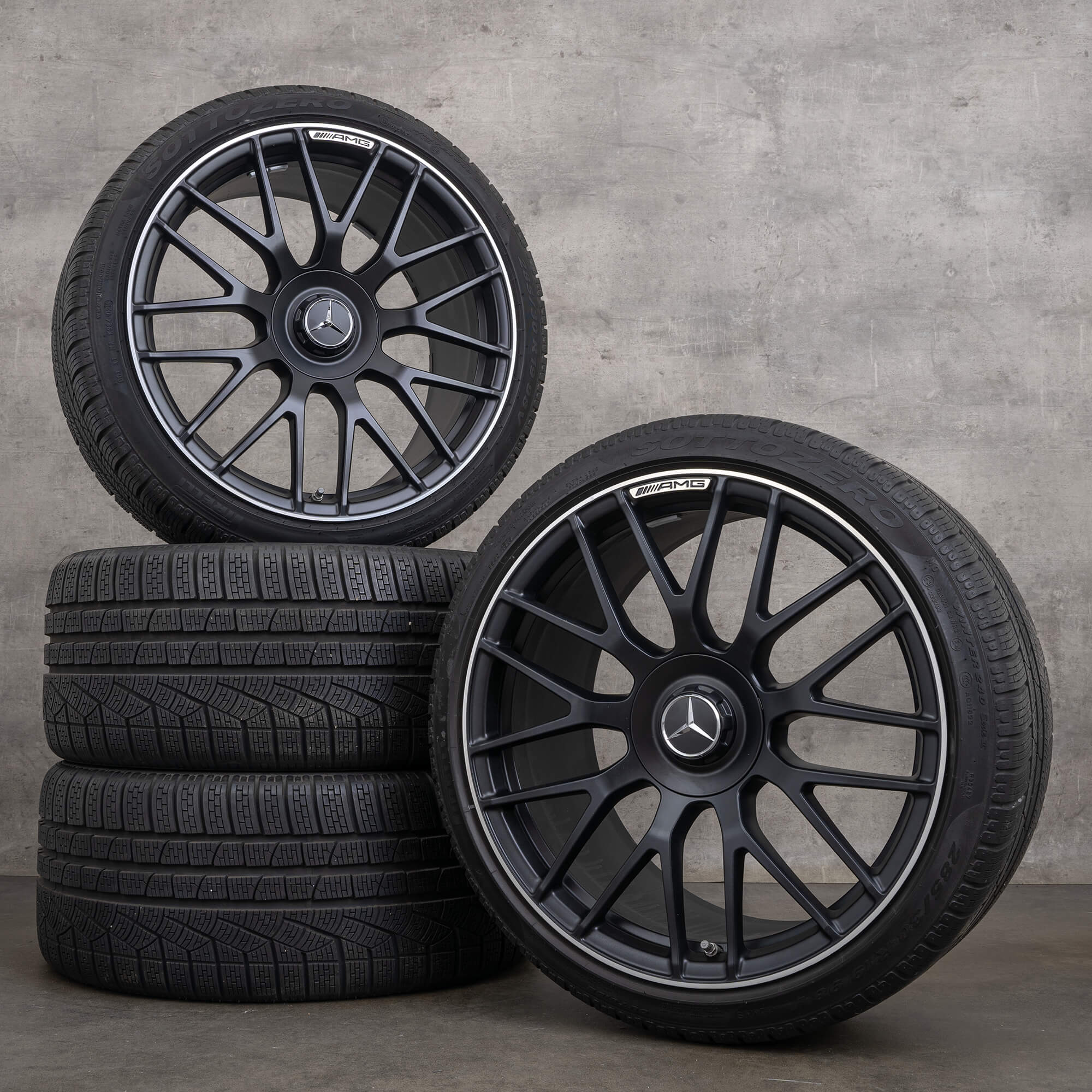 AMG Mercedes C63 C205 W205 Coupé Cabrio winter wheels 19 inch rims tires
