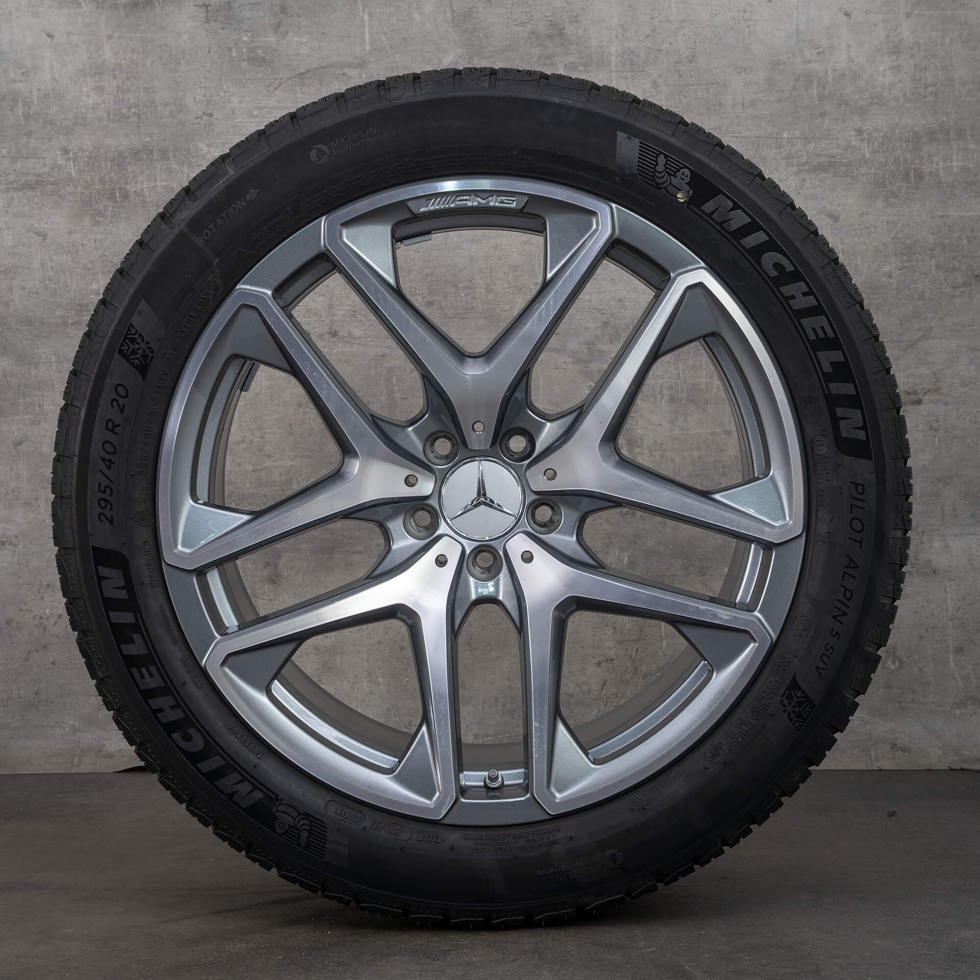 AMG GLC 63 W253 Mercedes winter wheels 20 inch rims tires 6-7 mm