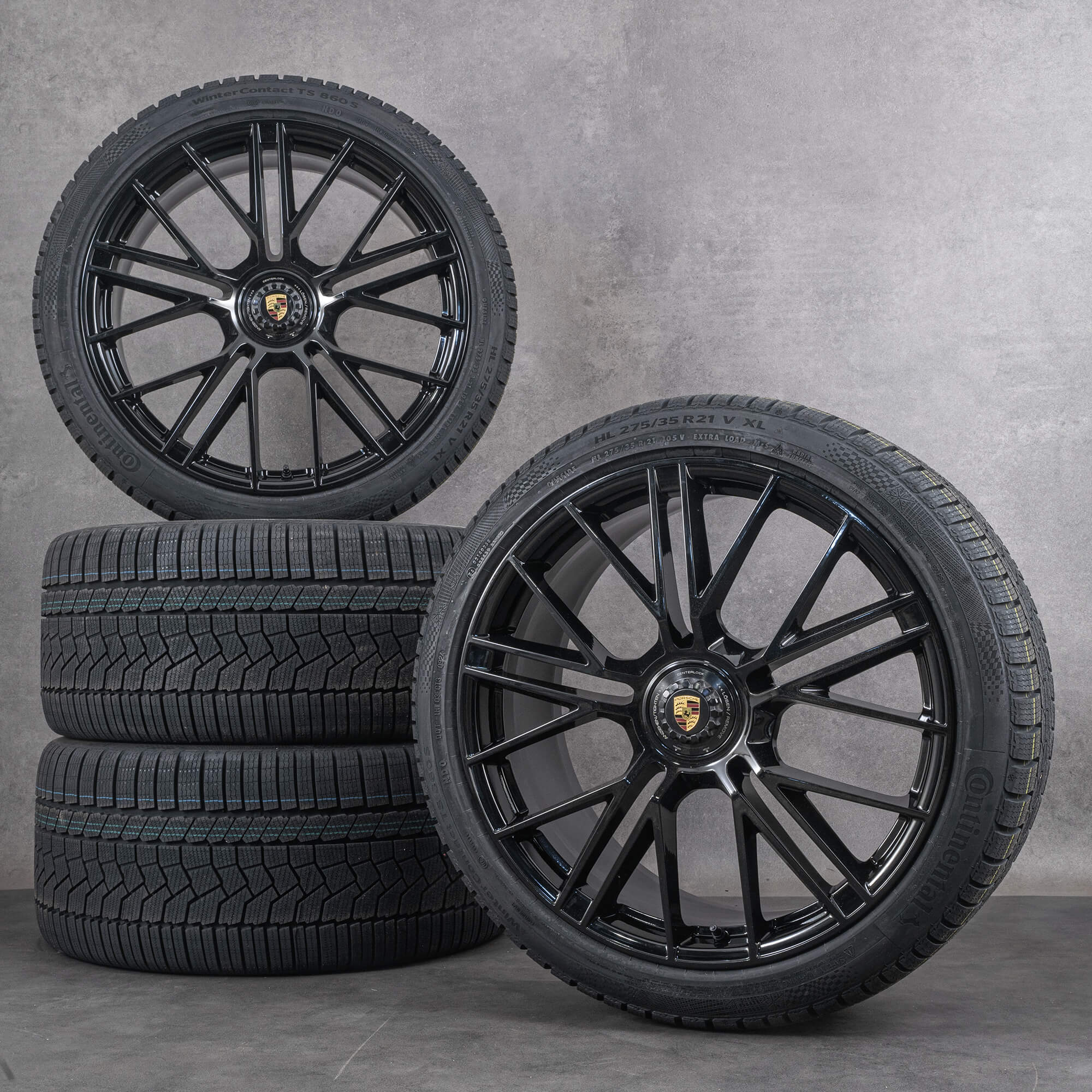 OEM Porsche Panamera 976 snow tire packages 21 inch rims 976601025T ...