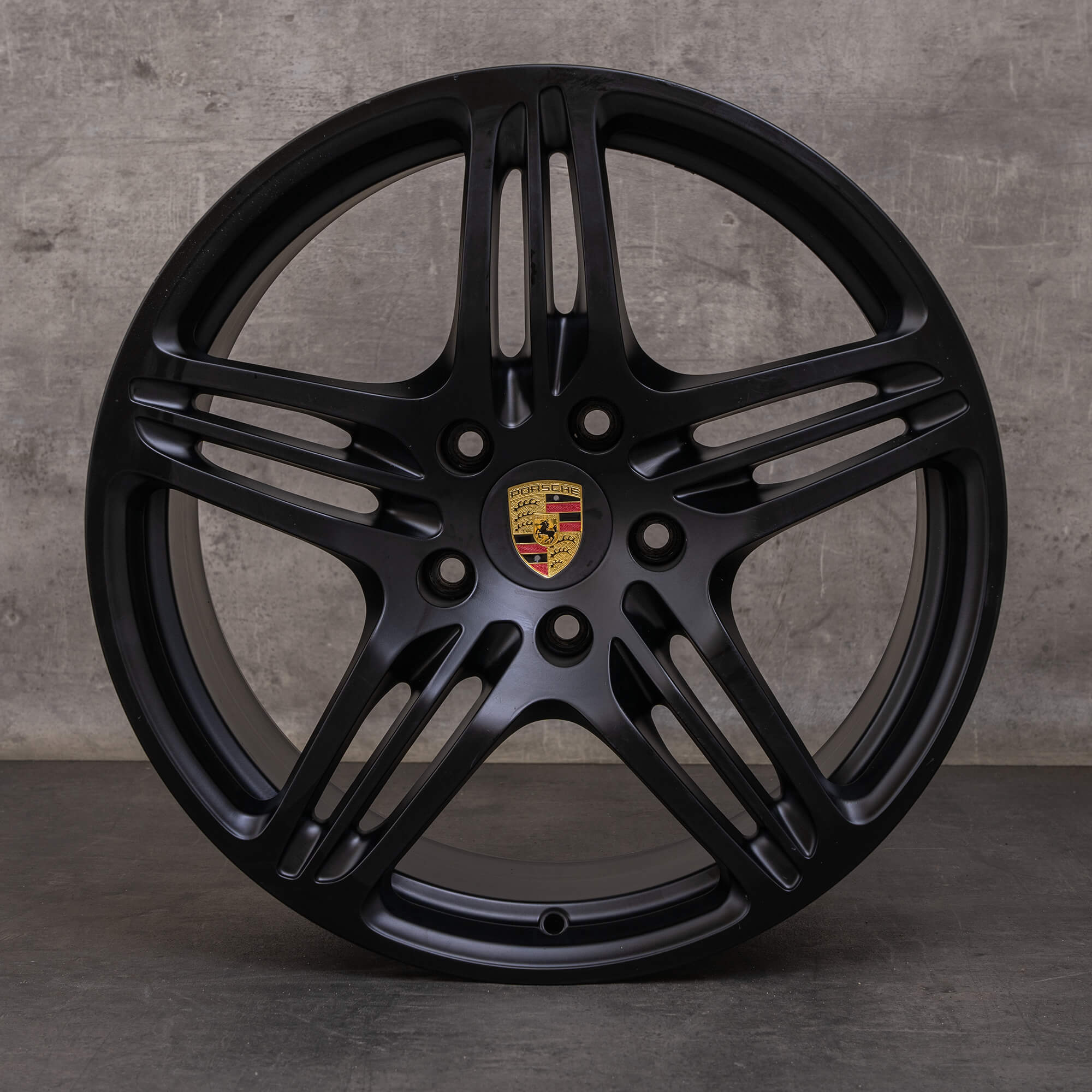 OEM Porsche 911 997 Rims 19 inch 99736215602 99736216202 black matt