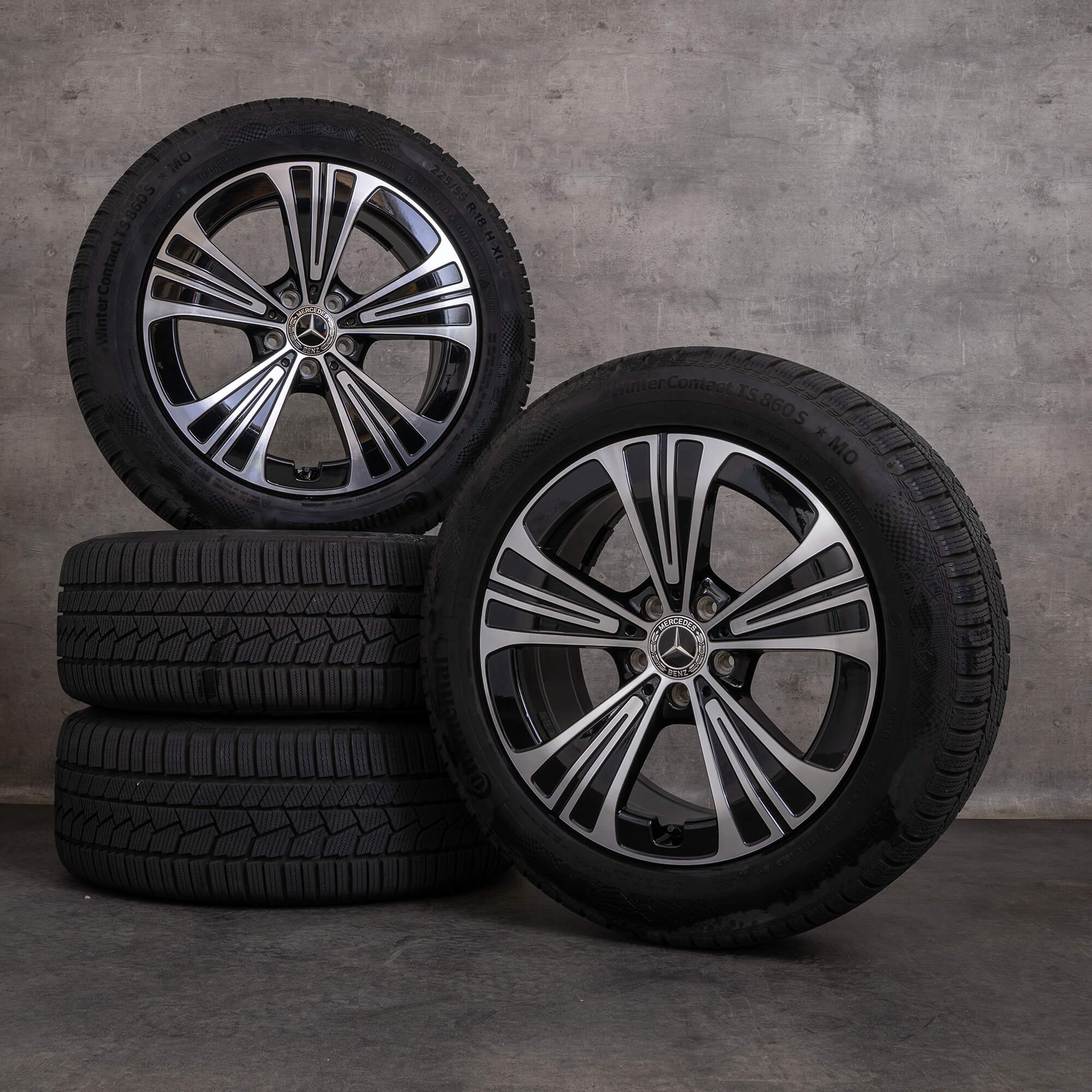 Original Mercedes Benz E-Klasse Winterräder 18 Zoll W214 S214 Felgen ...