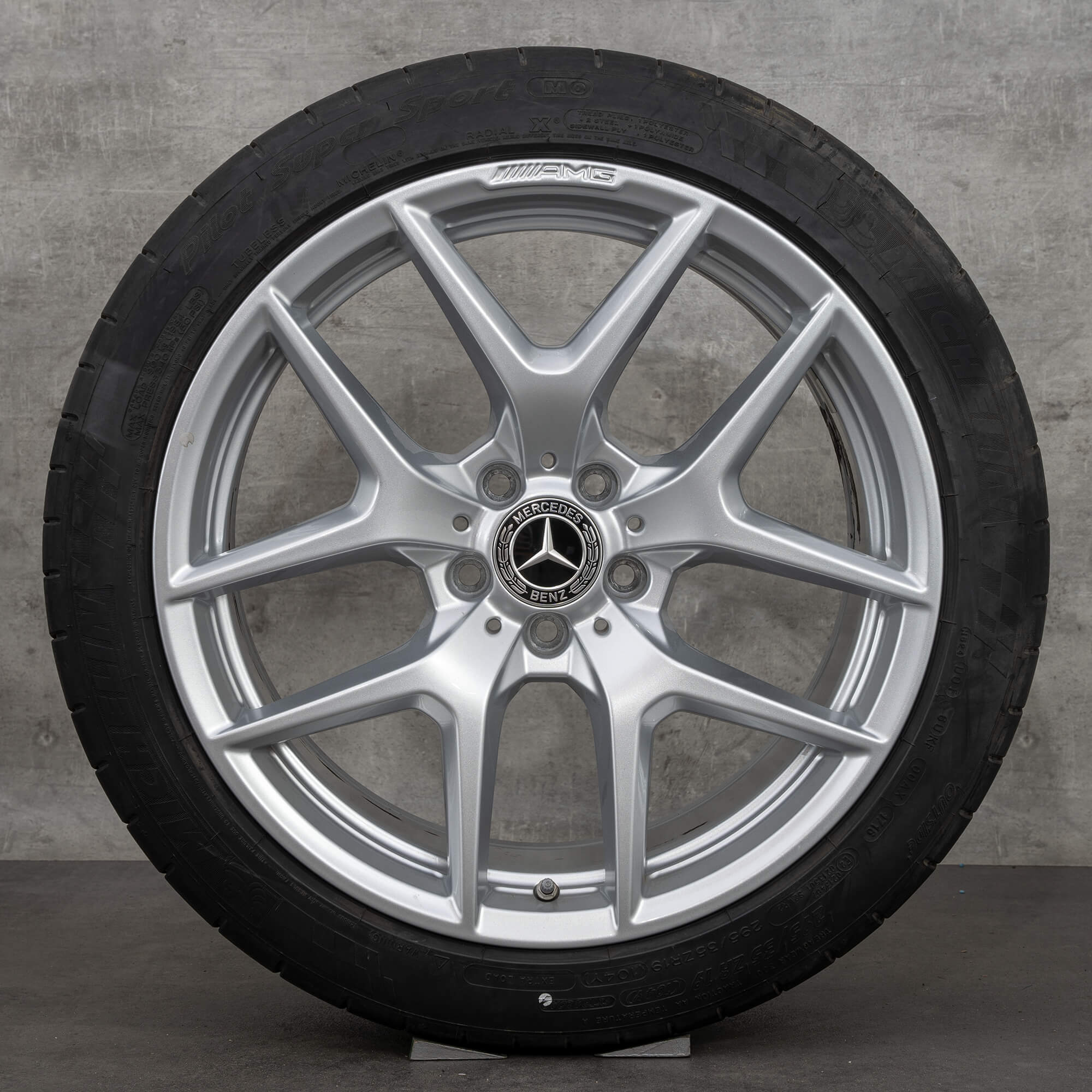 19 Zoll Mercedes Benz Felgen AMG GT C190 R190 Alufelgen Sommerreifen ...