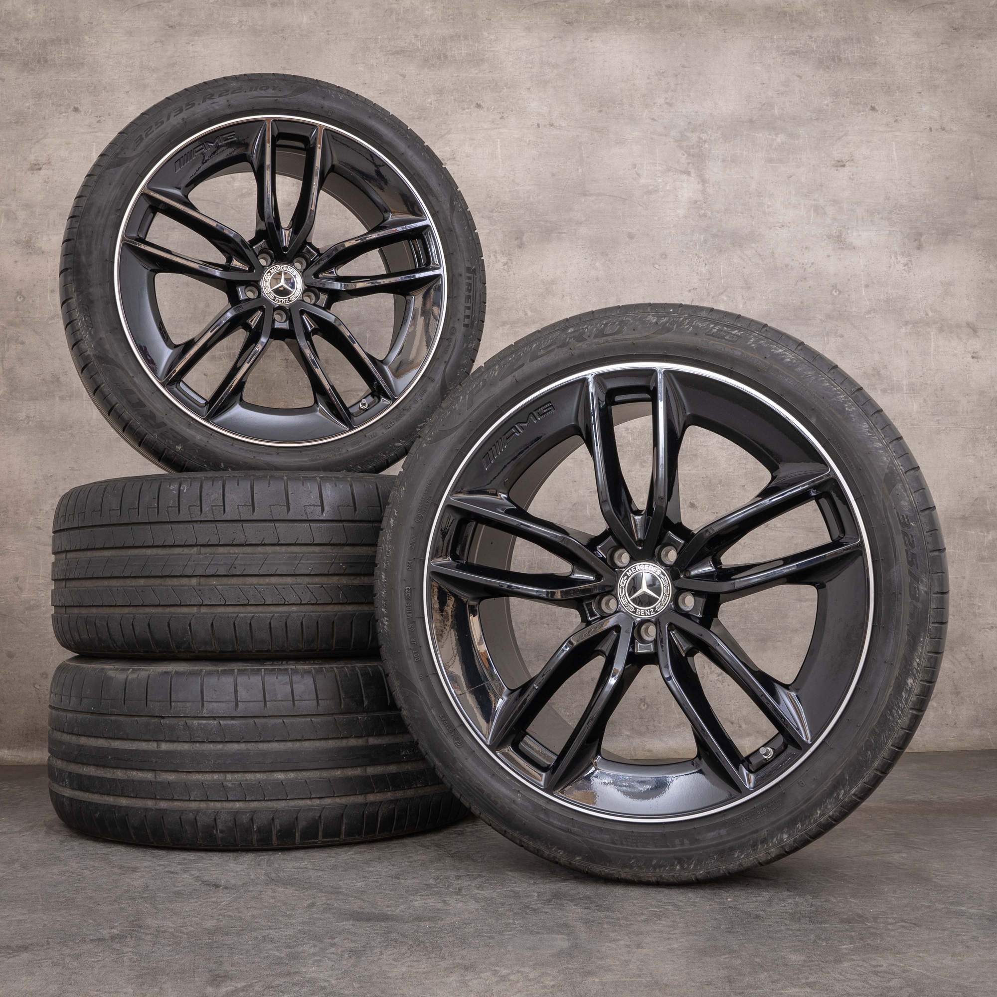 OEM Mercedes Benz GLE 22 inch 167 summer wheels AMG rims A1674013600 ...