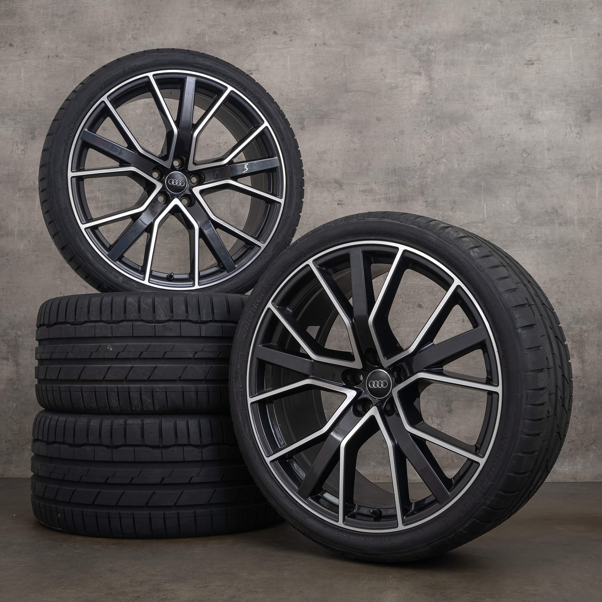 OEM Audi RS6 rims 21 inch 4G C7 summer tires 4G0601025CL Performance ...