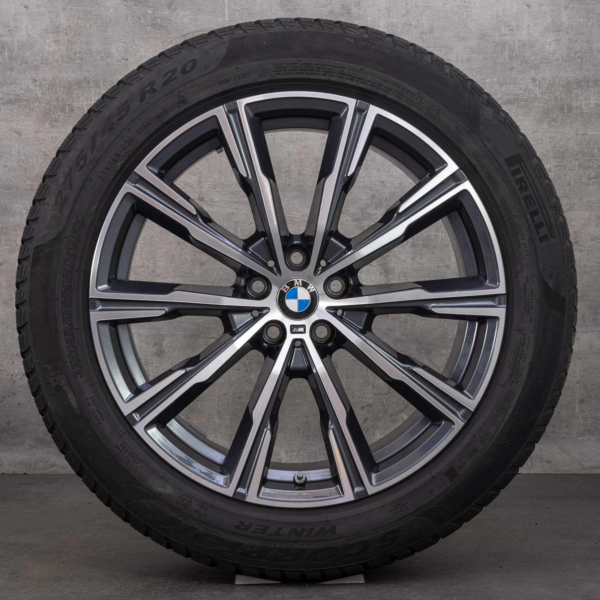 BMW 20 inch X5 G05 X6 G06 rims styling M740 winter tires wheels 8071996