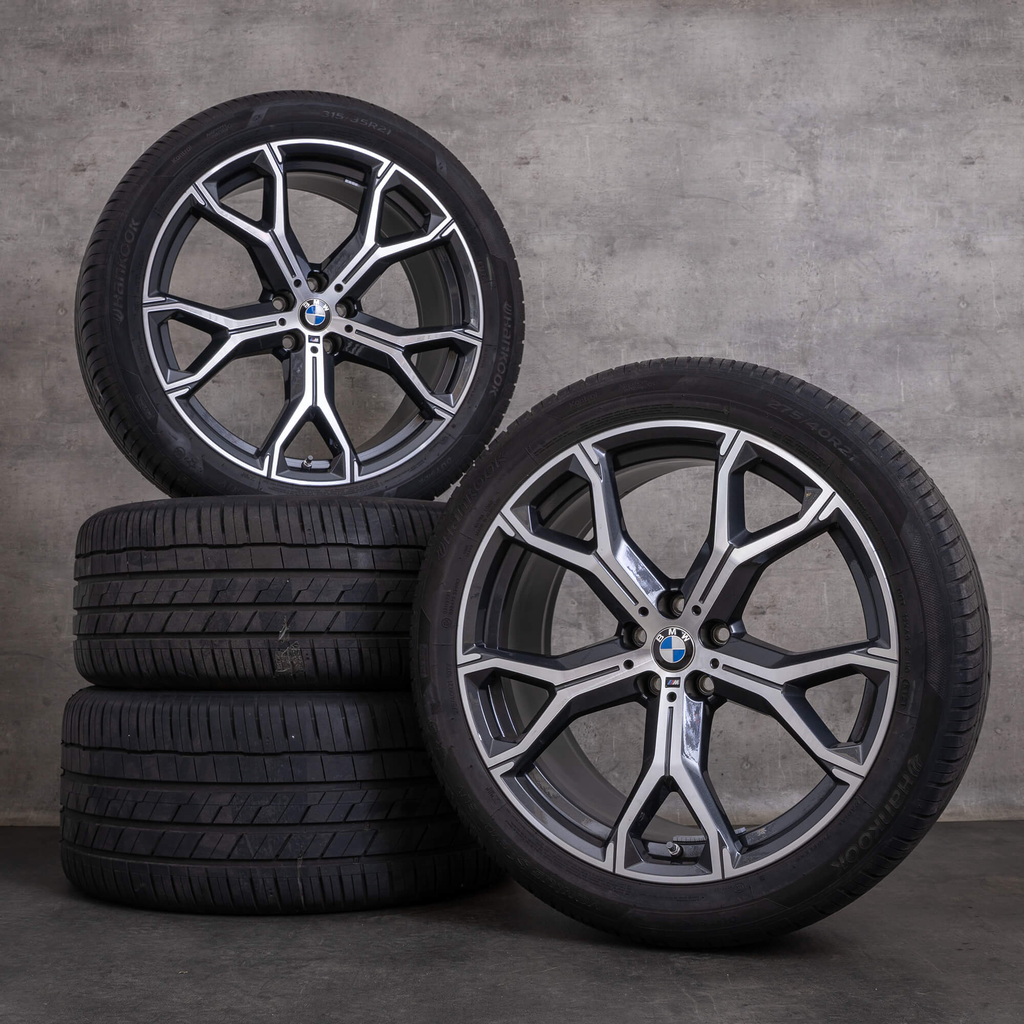 Original BMW X5 X6 Felgen 21 Zoll G05 G06 Sommerräder Styling 741 M ...