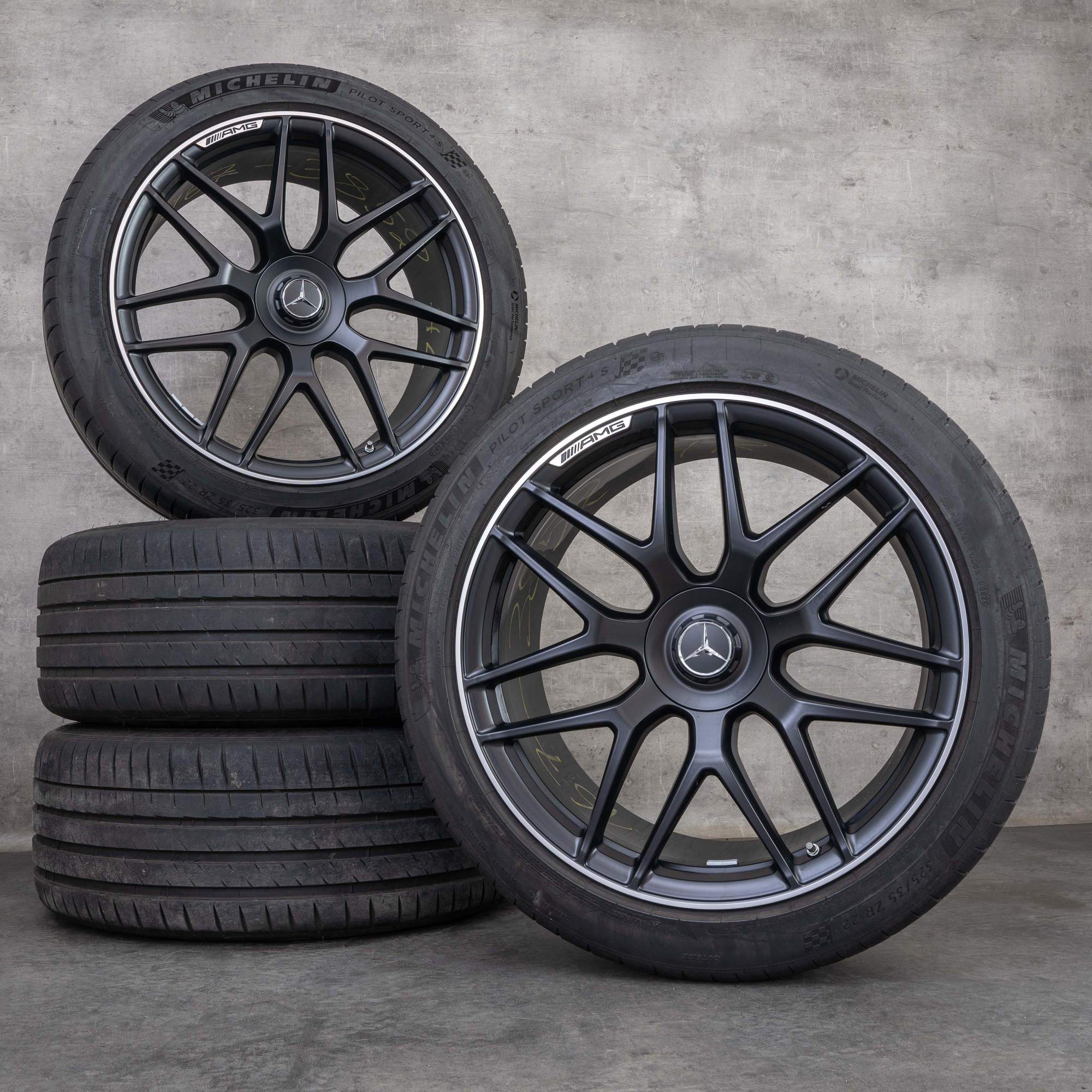 Original Mercedes Benz GLE 53 63 AMG 4Matic+ Felgen 22 Zoll X167 C167 ...