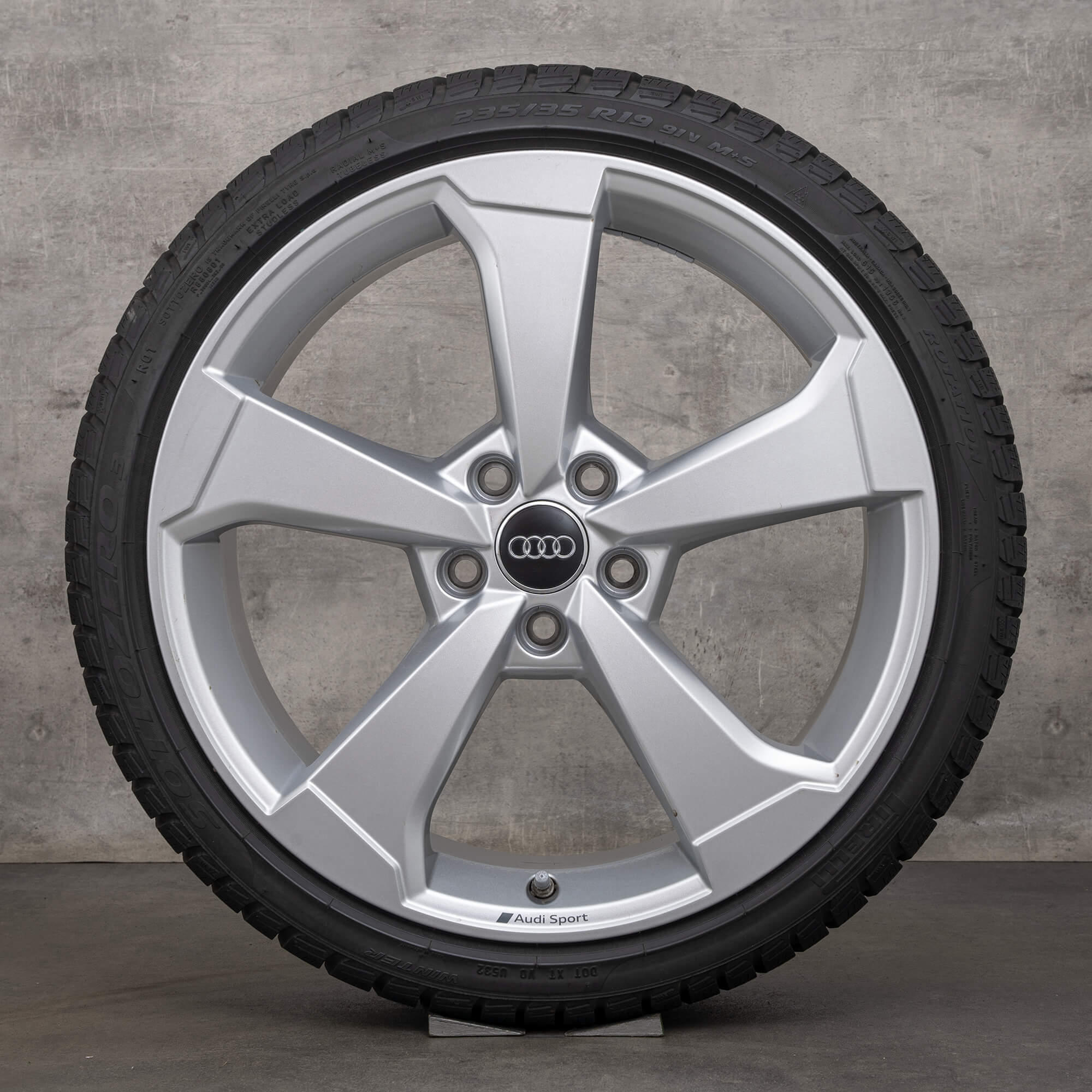 Audi A3 S3 RS3 8V Rotor II Sport winter wheels 19 inch rims tires