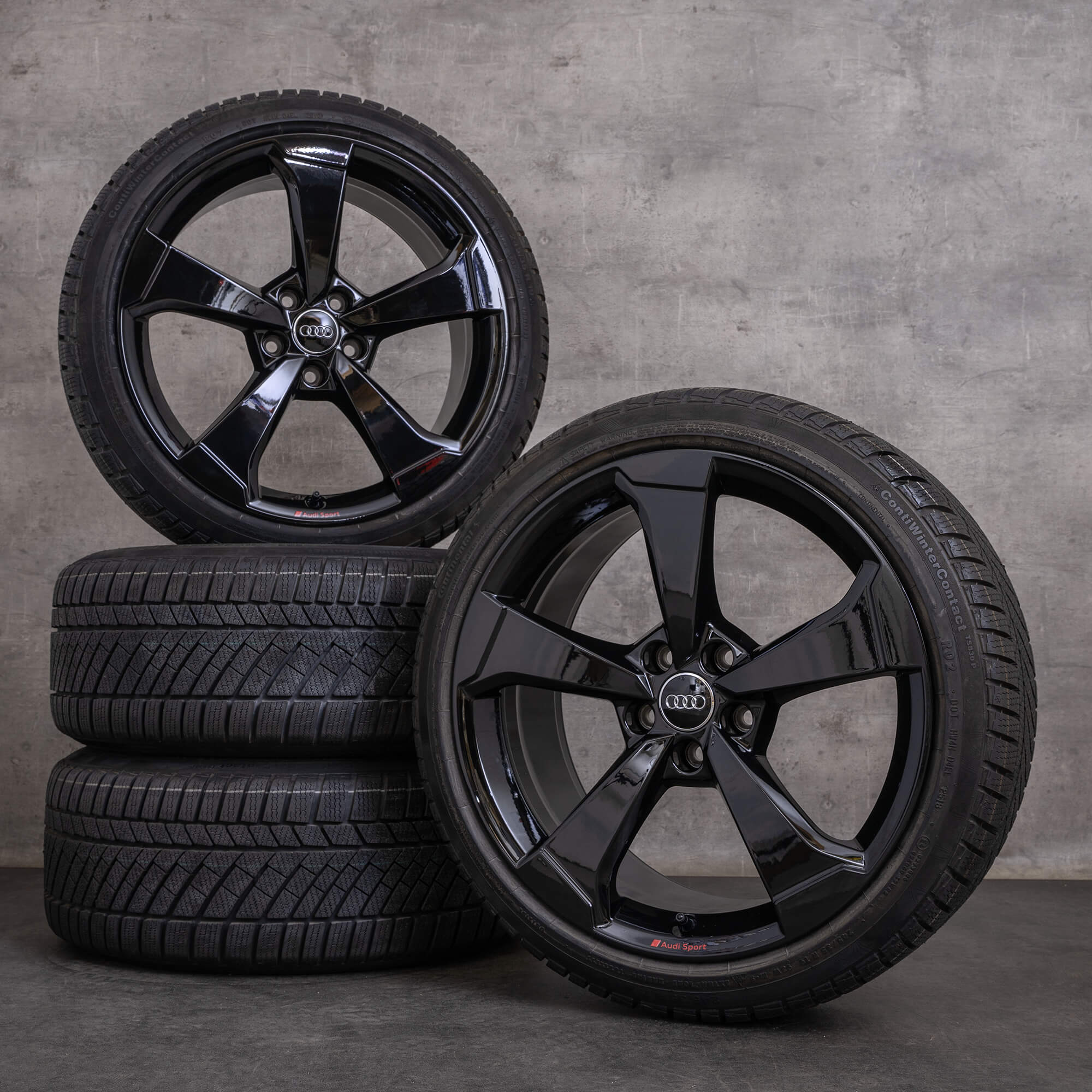 Originele Audi A4 S4 winterwielen 19 inch B9 8W velgen Rotor ...