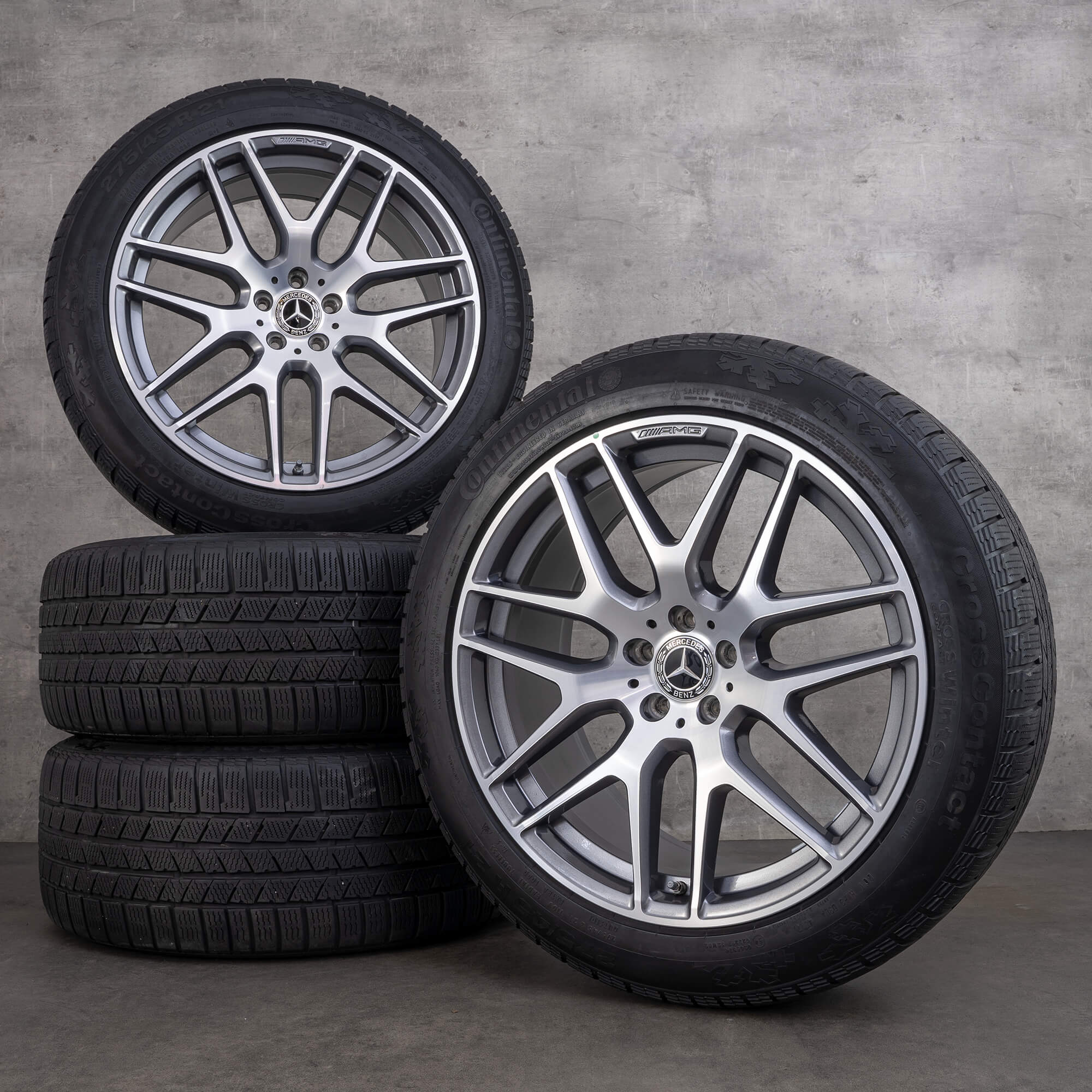 AMG Mercedes GLS GLS63 W166 X166 Winterräder 21 Zoll Winterreifen Felgen