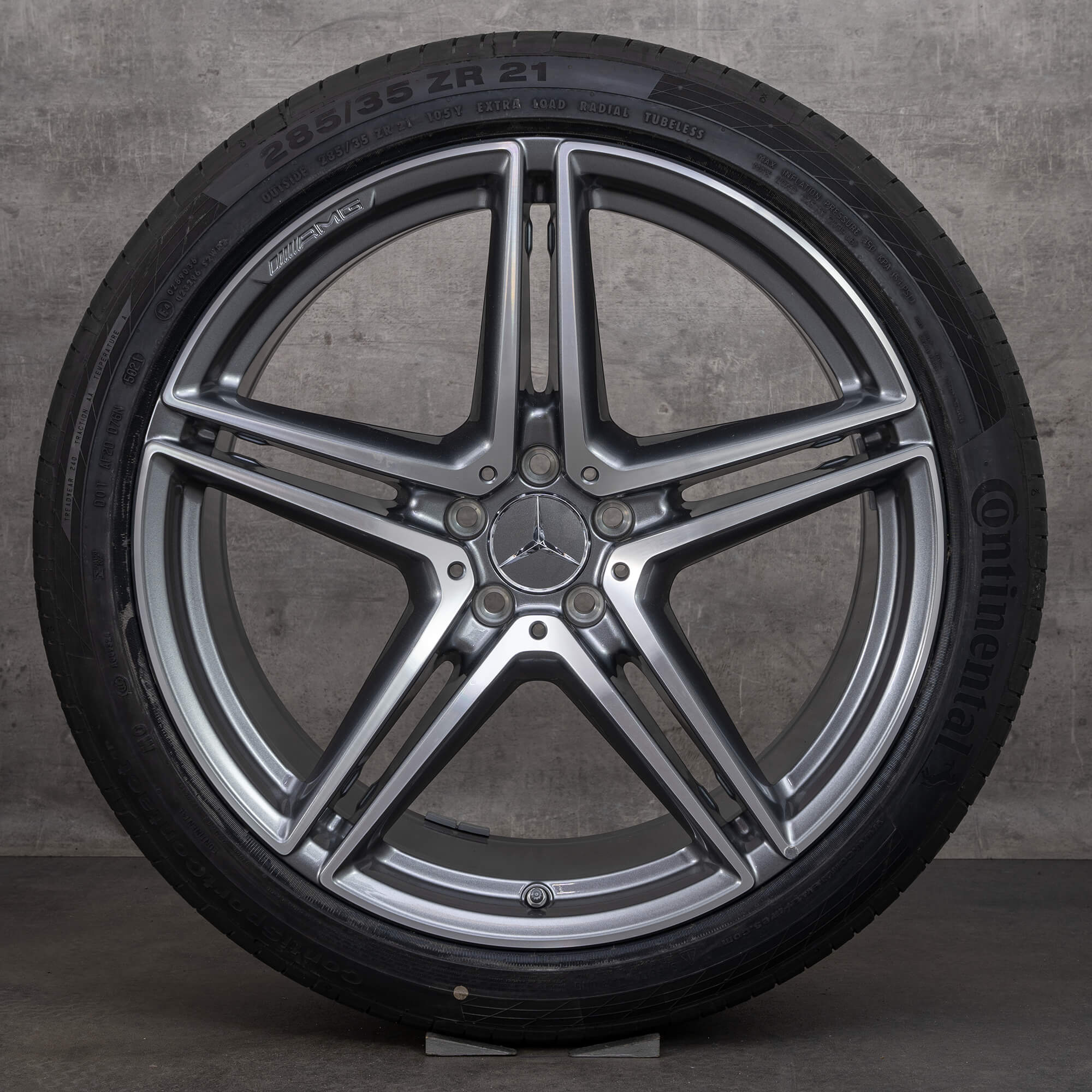 Mercedes Benz 21 inch rims S-Class S63 AMG W223 E-Performance summer ...