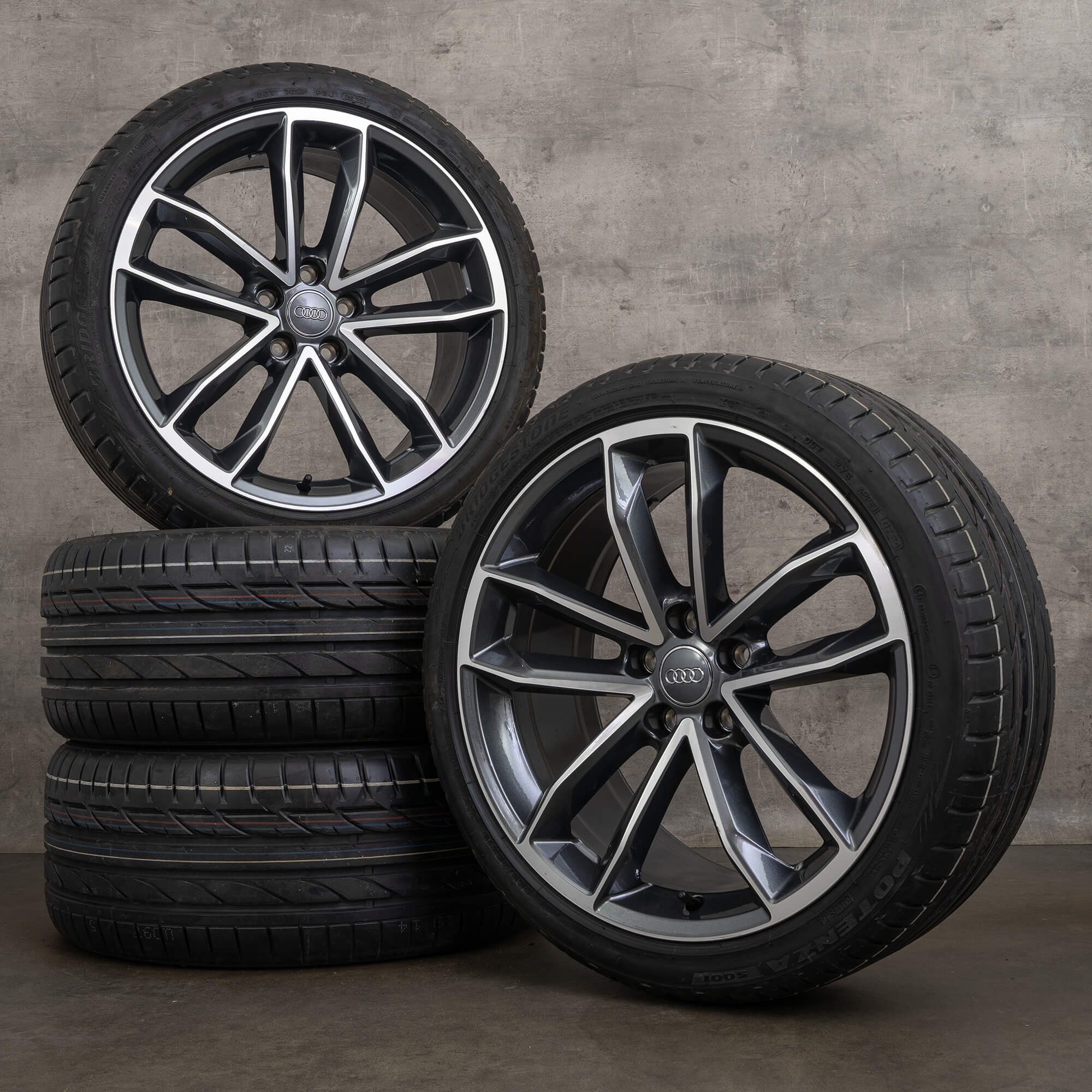 Original Audi A5 S5 Felgen 19 Zoll F5 8W B9 Sommerräder Cavo ...