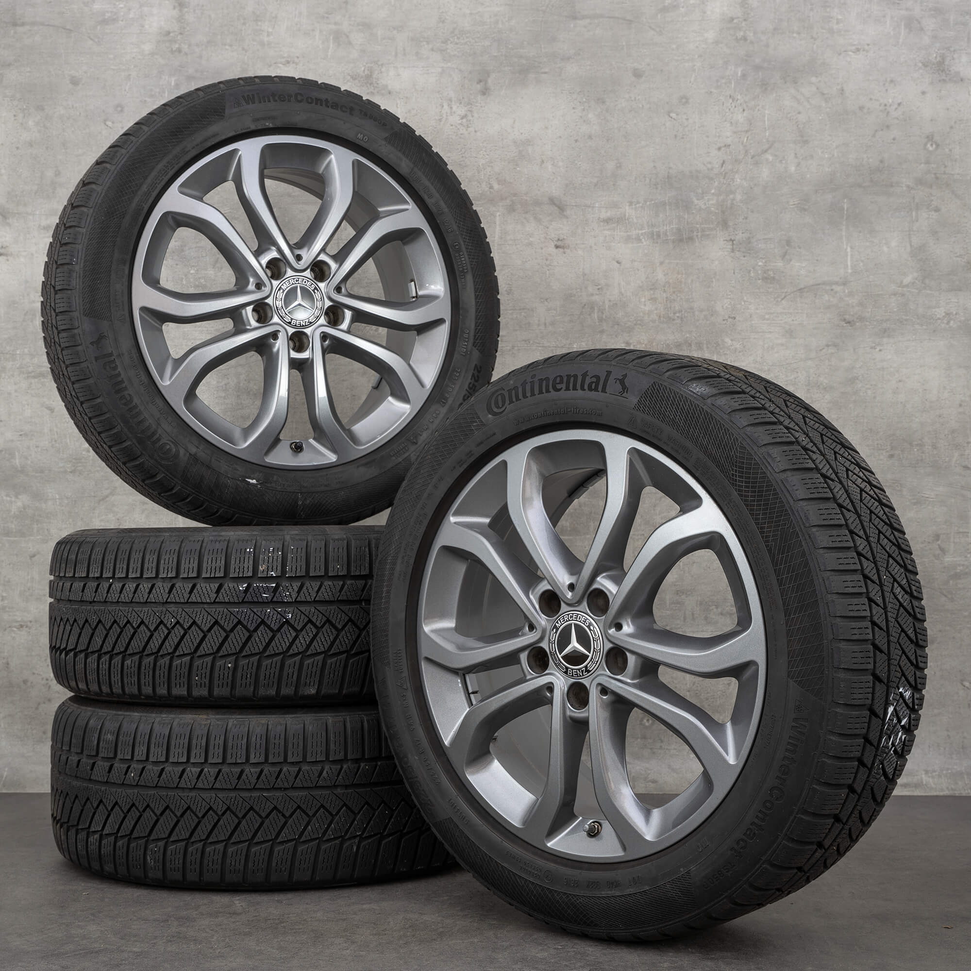 Mercedes Benz 17 inch rims C-Class W205 C205 A205 S205 OEM winter wheels