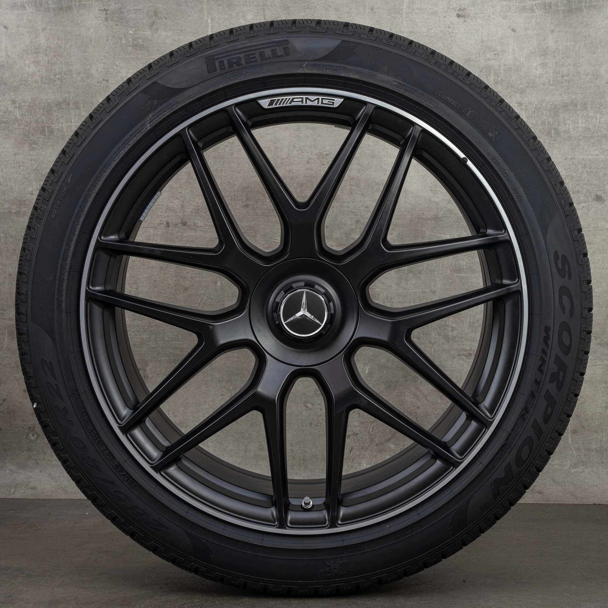 AMG 22 inch rims Mercedes Benz GLE 53 SUV V167 winter tires winter ...