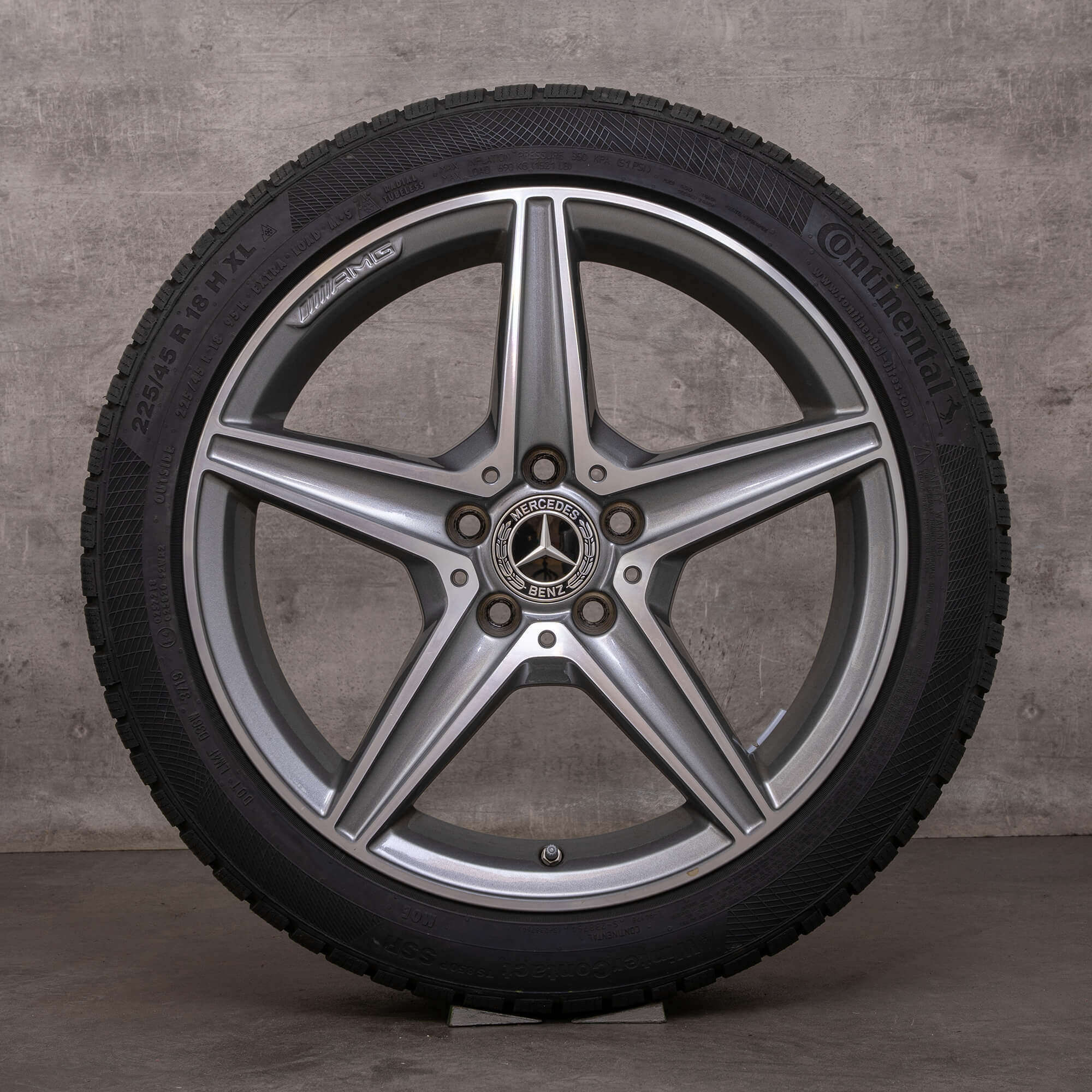 OEM Mercedes Benz C-Class AMG winter wheels 18 inch W205 S205 C205 A205 ...