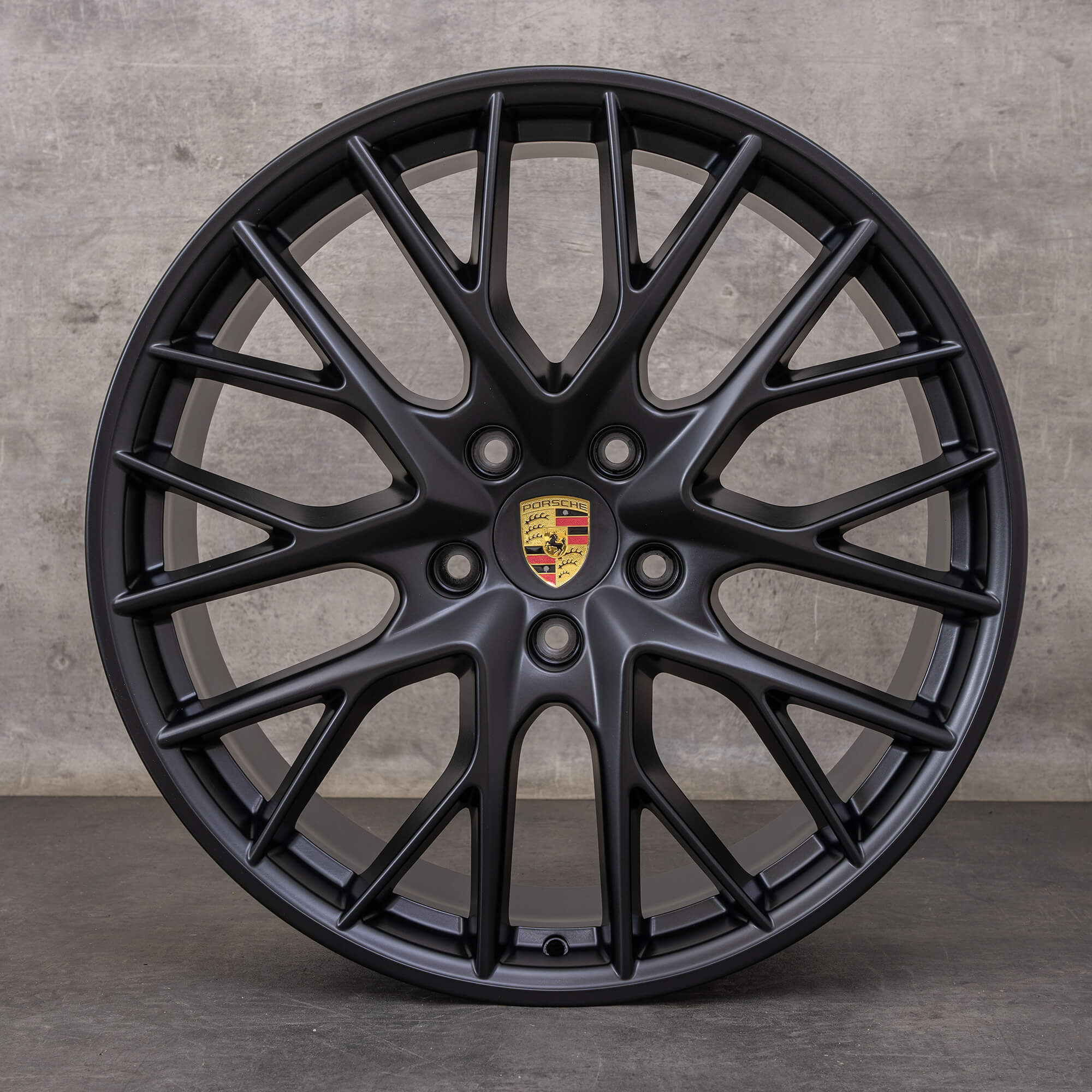 OEM Porsche Panamera Rims 21 inch 971 G2 971601025D 971698025A black matt