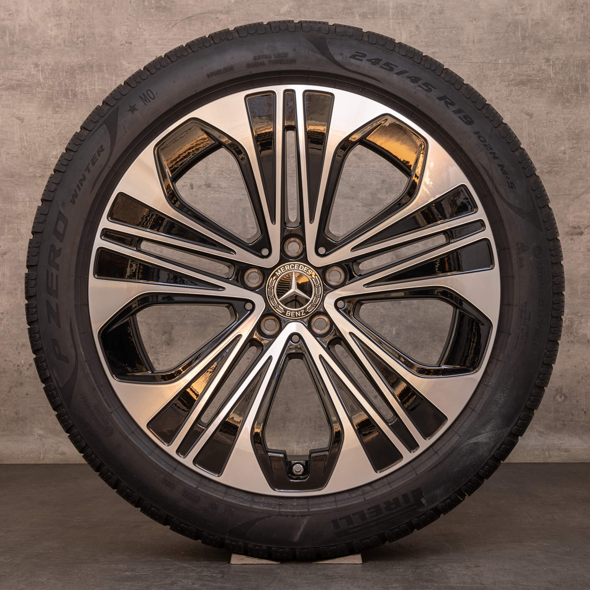 OEM Mercedes Benz E-Class snow tire packages 19 inch W214 S214 rims ...