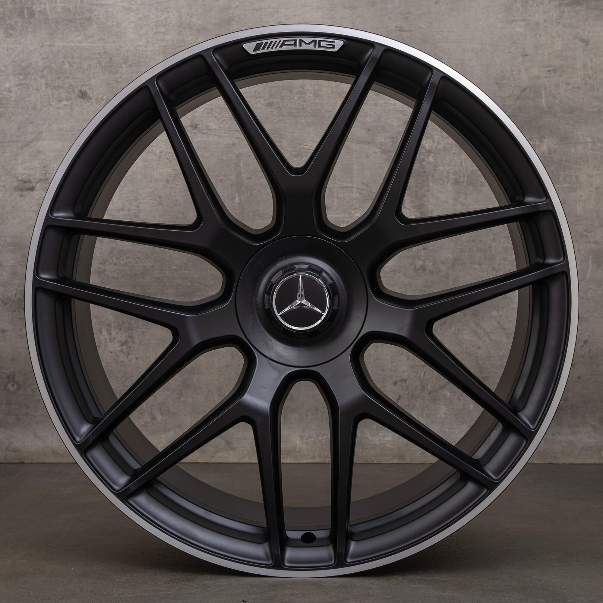 Original AMG Mercedes Benz GLE 53 63 S V167 22 inch rims black matt