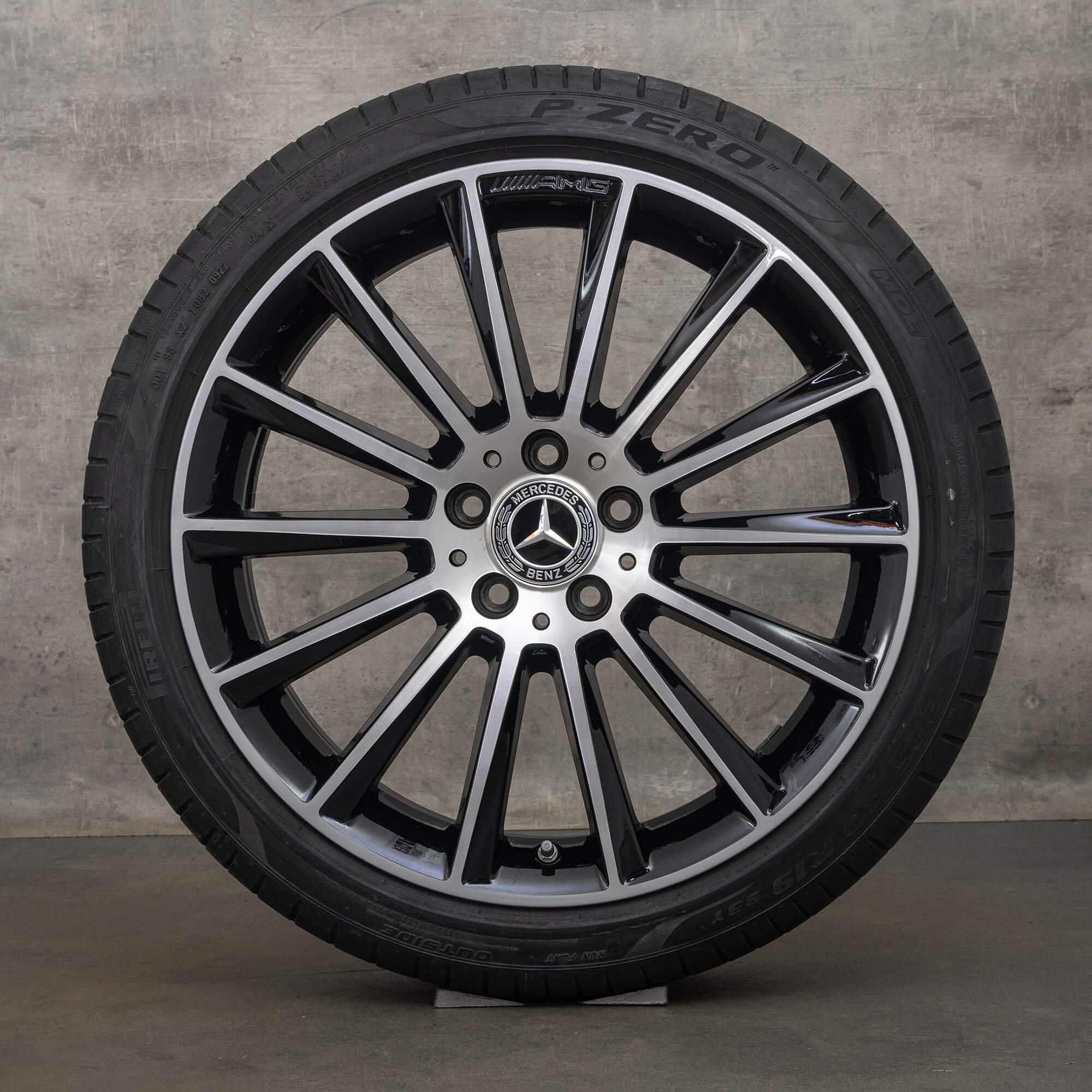 OEM AMG Mercedes Benz C-Class W205 S205 C205 A205 19 inch rims winter ...
