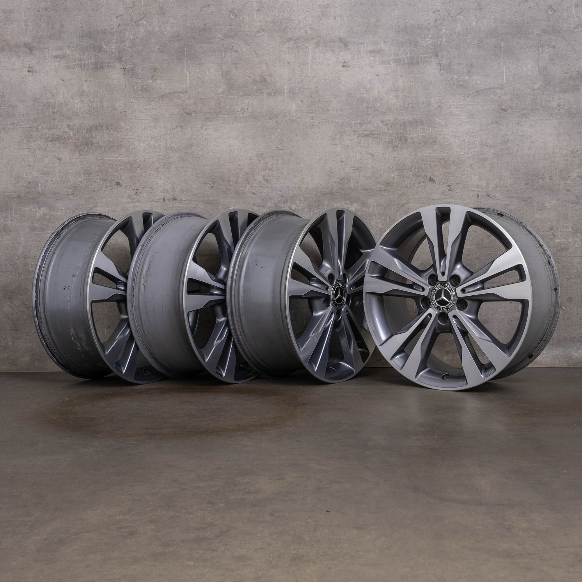 OEM Mercedes Benz C-Class rims 18 inch W205 C205 S205 A205 A2054012802 ...