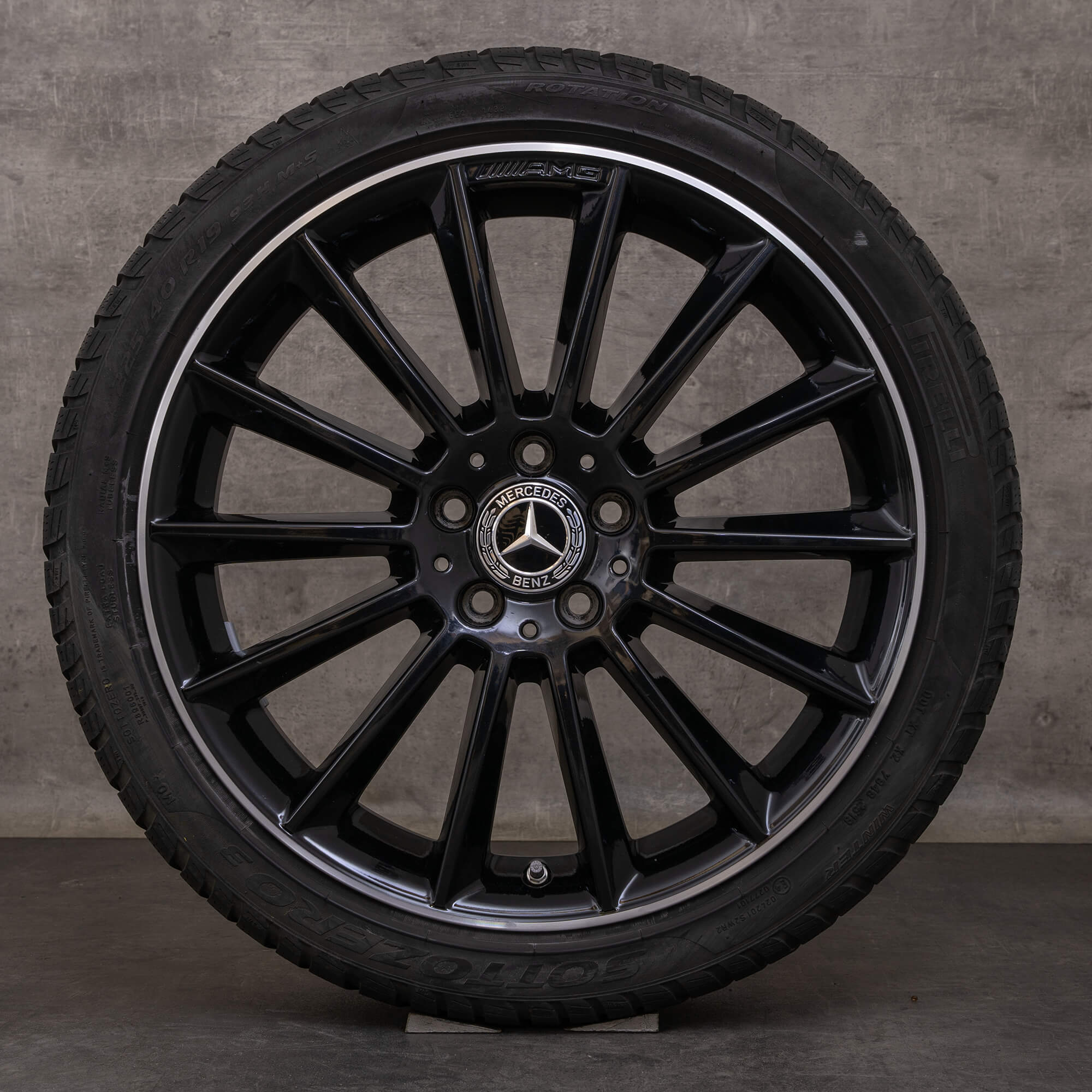 OEM Mercedes Benz A B Class CLA snow tire packages 19 inch W177 V177 ...