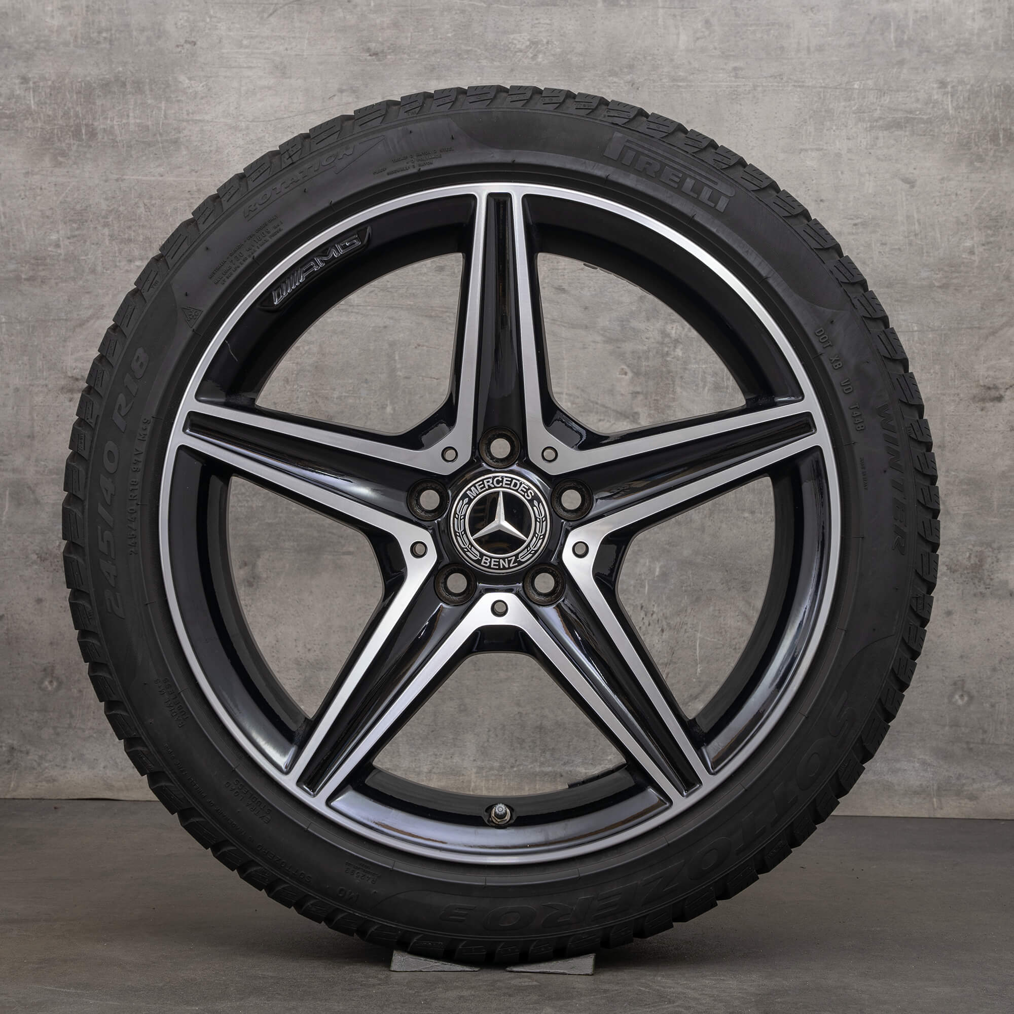 AMG Mercedes Benz C43 C450 Sport W205 winter wheels 18 inch rims
