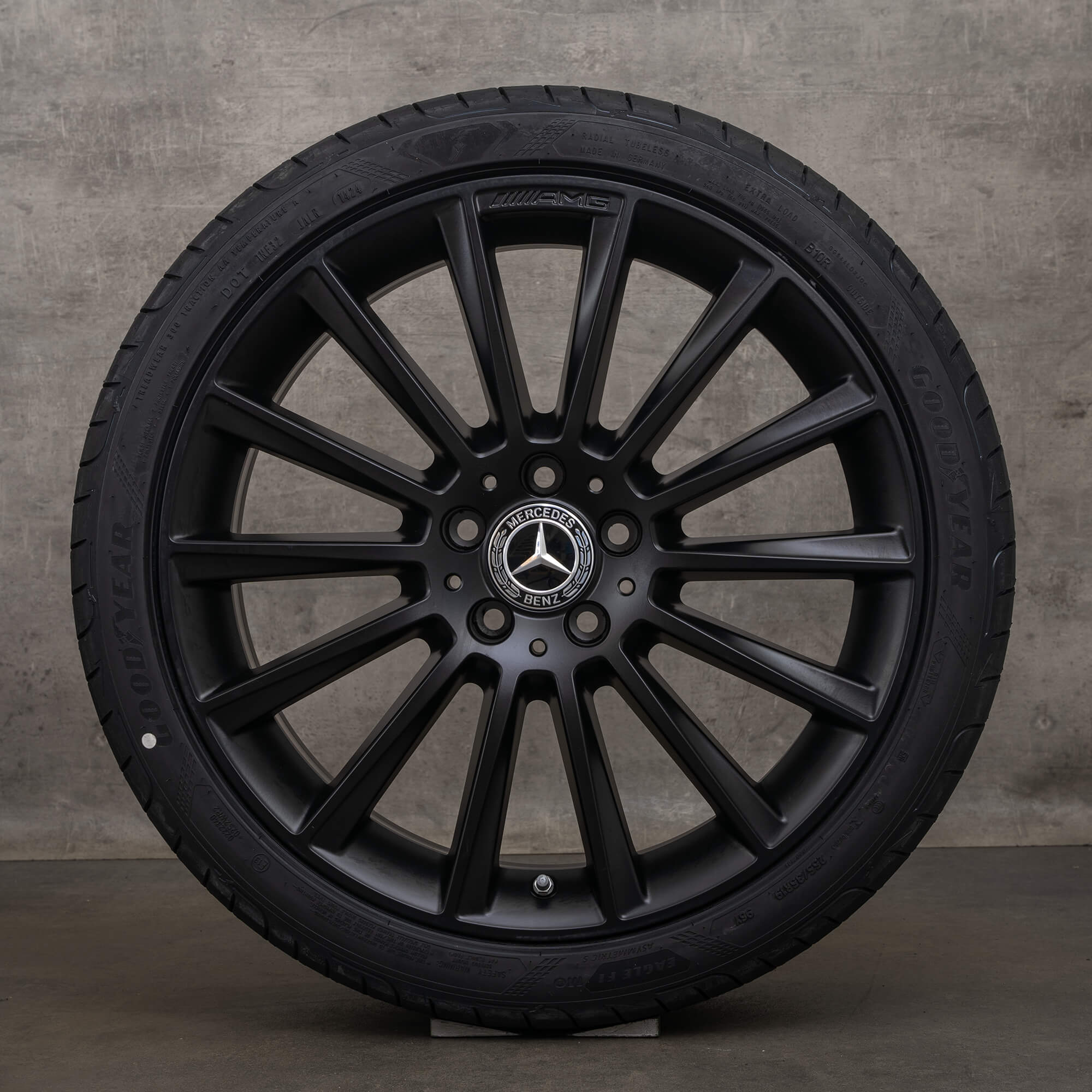 OEM AMG Mercedes Benz C Class rims 19 inch W205 S205 C205 summer tires ...