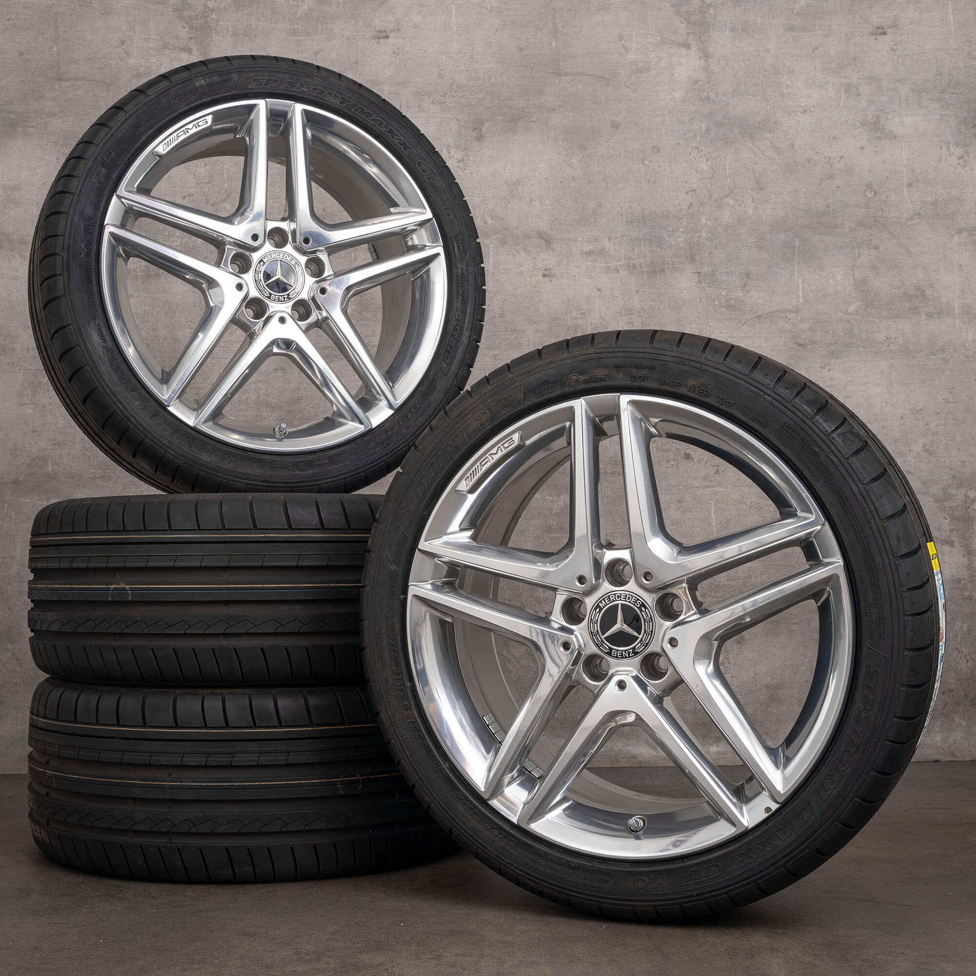 AMG Mercedes Benz 18 inch rims A-Class A45 CLA45 250 W176 W117 summer ...