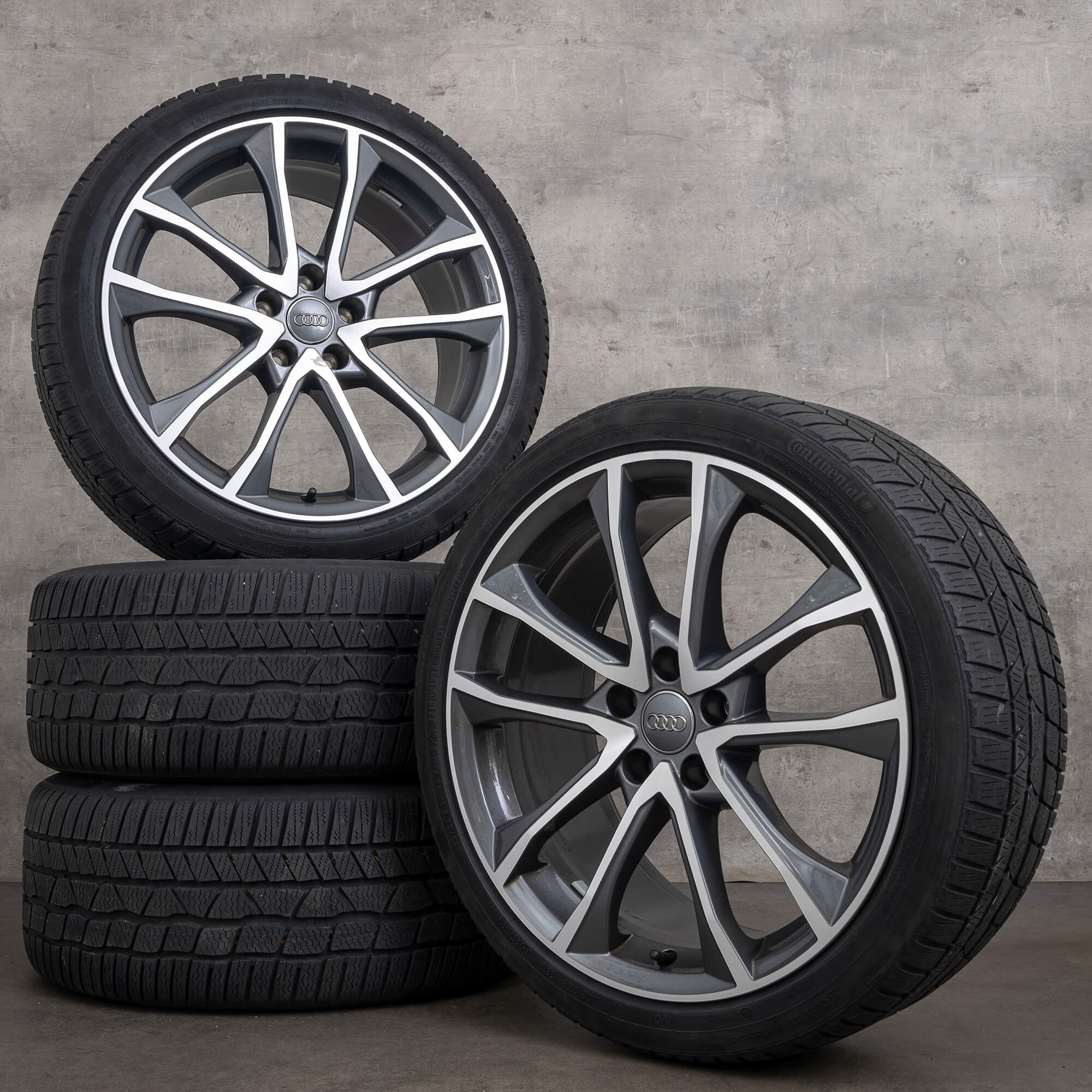 Audi A4 S4 B9 8W winter wheels 19 inch rims tires 8W0601025BF