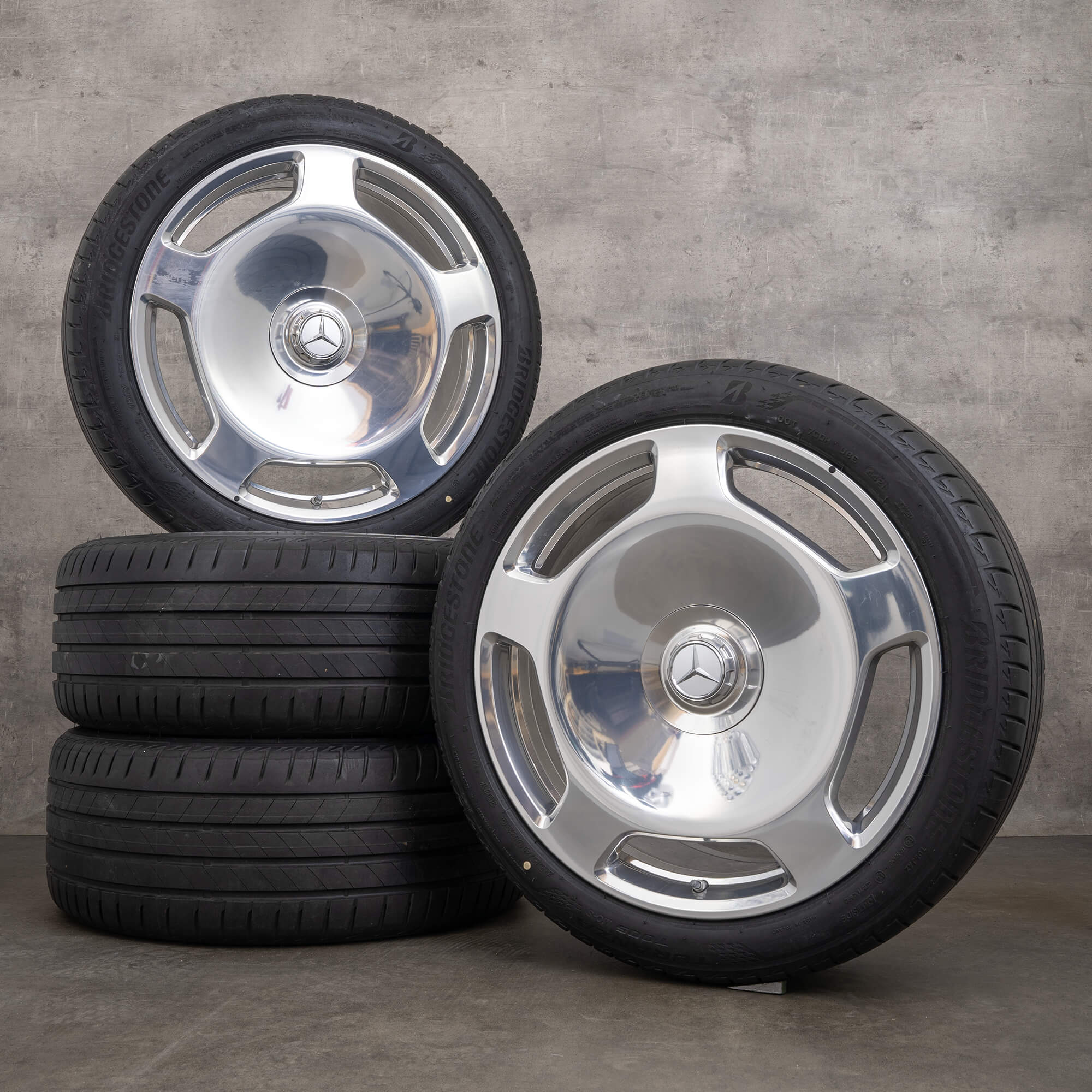 Maybach Mercedes Benz S Class W223 X223 20 inch rims summer wheels chrome