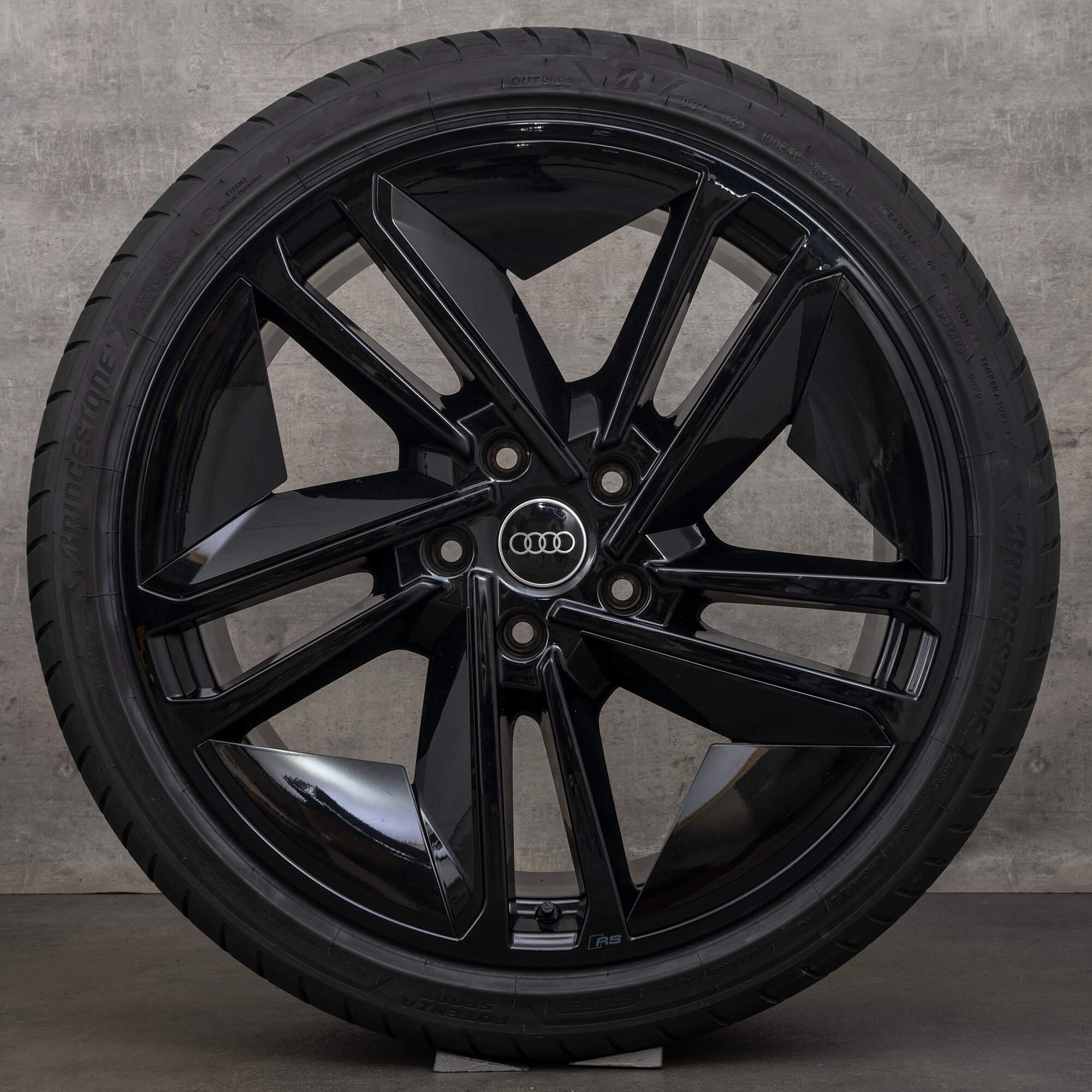 Audi 21 inch rims e-tron GT RS FW summer OEM wheels 4J3601025L 4J3601025M