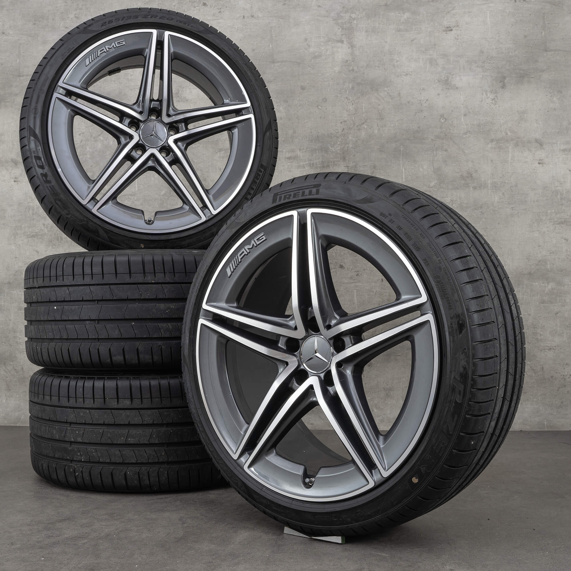 AMG 20 inch Mercedes rims E-Class E63 & S W213 S213 summer tires summer ...