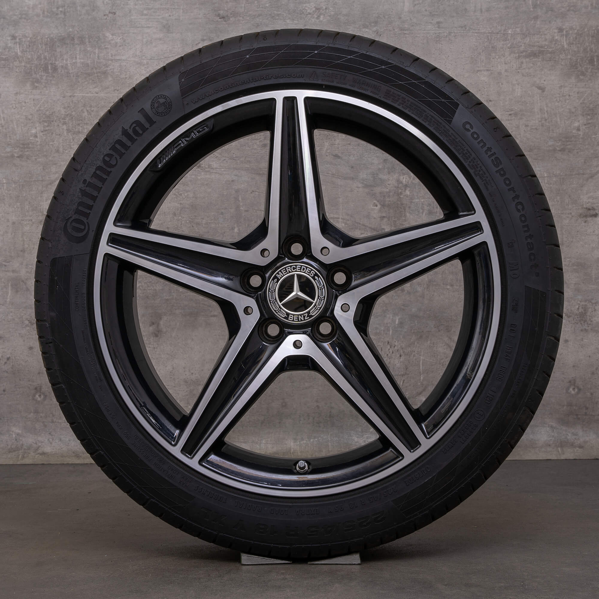 Original Mercedes Benz C-Klasse C43 C450 Sport AMG Felgen 18 Zoll W205 ...