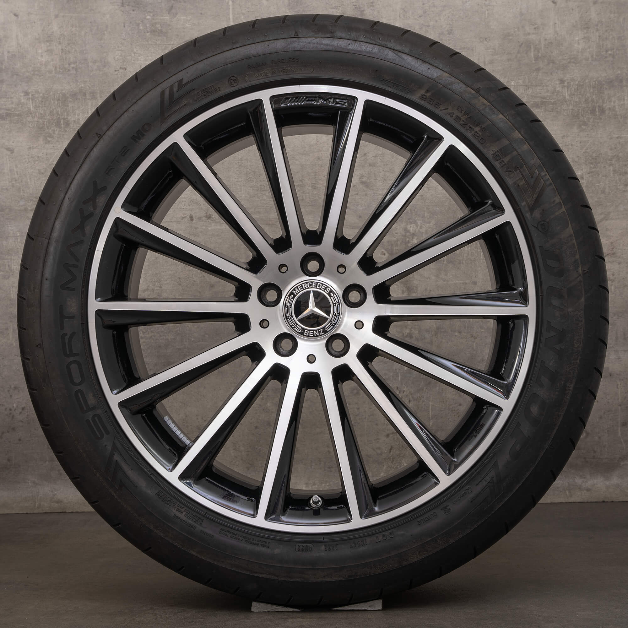 Cerchioni originali AMG Mercedes GLC 43 X253 C253 da 20 pollici pneumatici