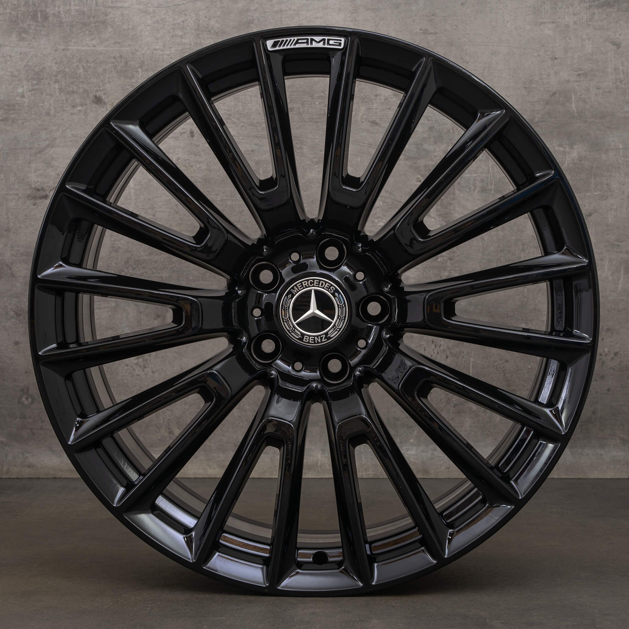 Original AMG Mercedes G Klasse W465 22 Zoll Felgen A4654011000 schwarz