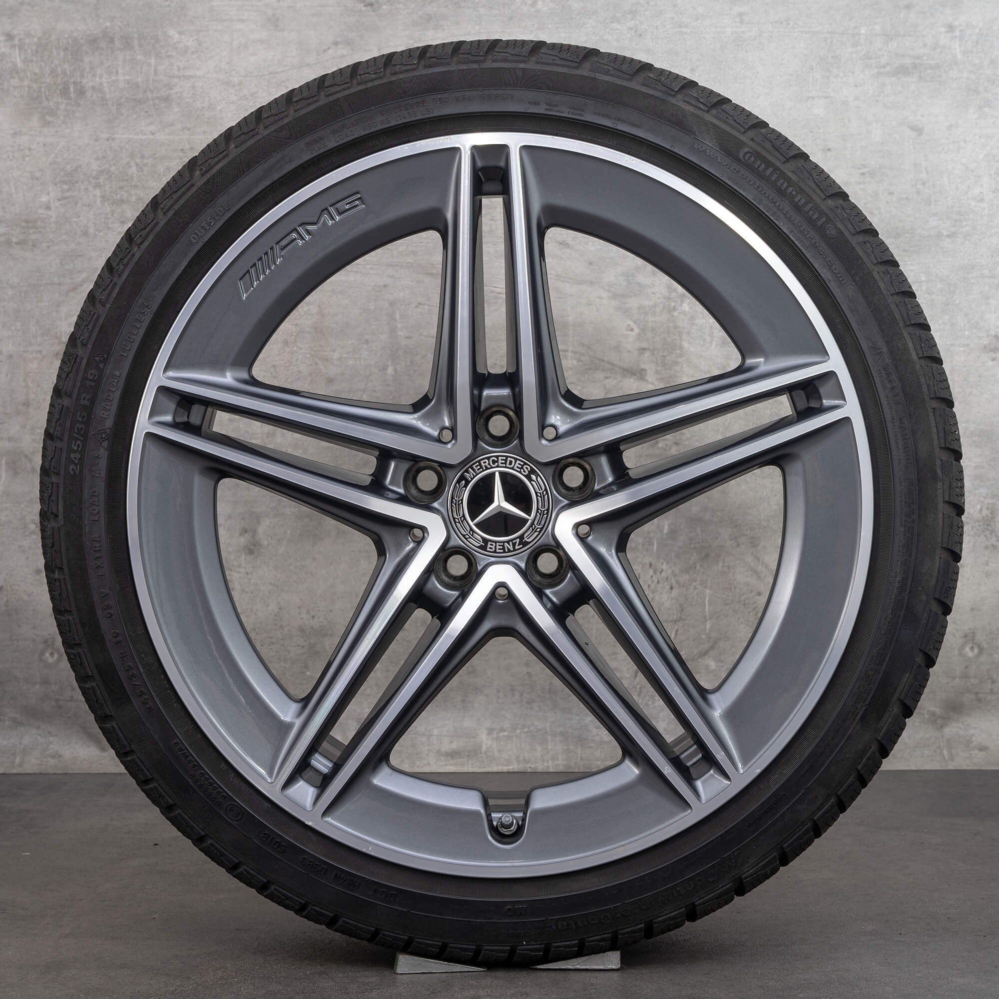 Jantes AMG 19 pouces Mercedes Classe C W205 S205 C205 A205 C63 S jantes ...