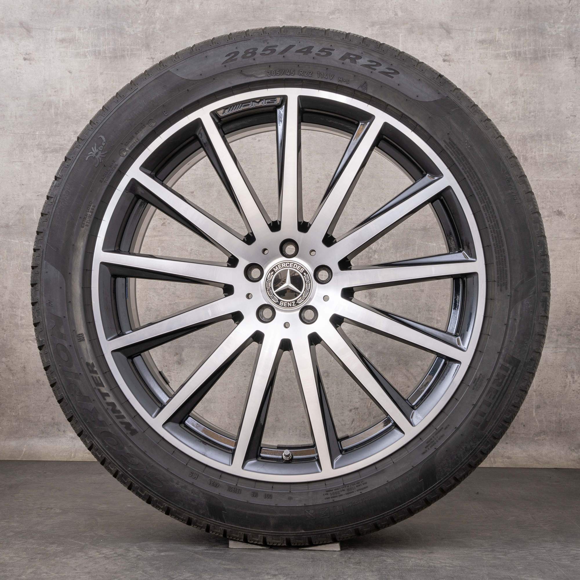 Original Mercedes Benz GLS AMG Winterräder 22 Zoll X167 Felgen ...