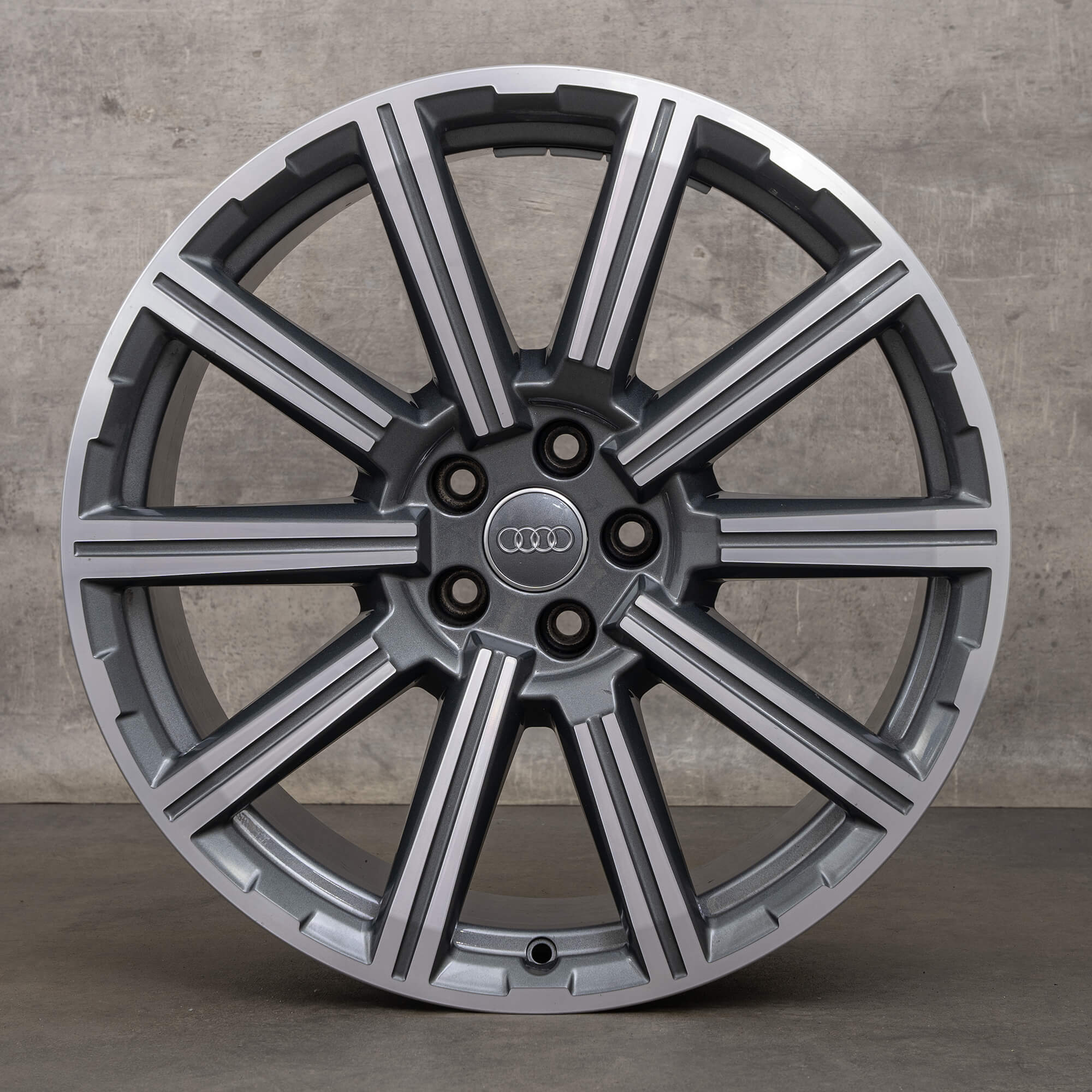 Audi 20 inch rims Q7 SQ7 aluminum 9 x ET33 4M0601025AD anthracite